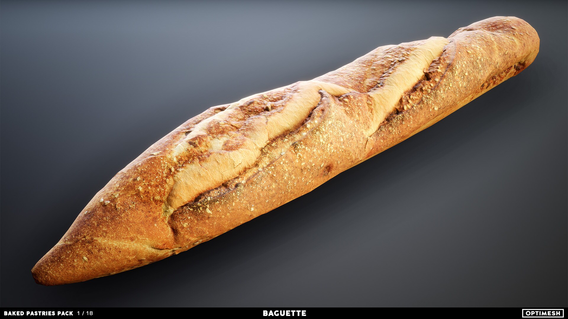 Breads, Rolls, Buns and Baguettes Food Pack in Props - UE Marketplace