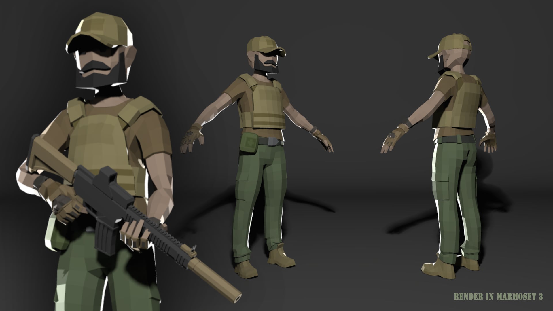 Tacticman one in Characters - UE Marketplace