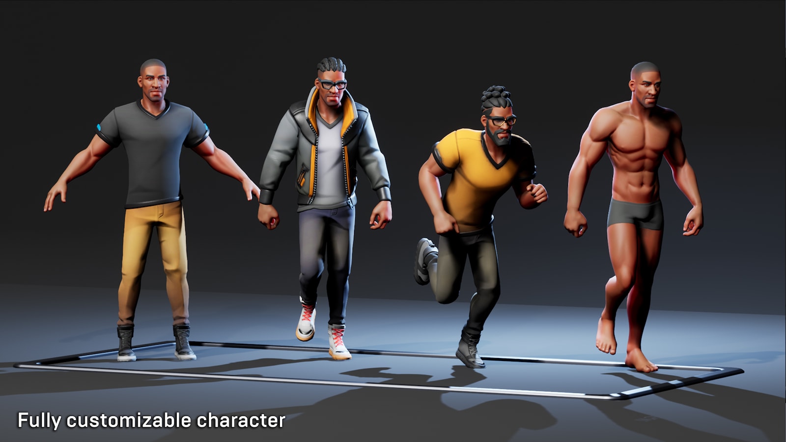 Stylized Character Kit: Casual 01 in Characters - UE Marketplace