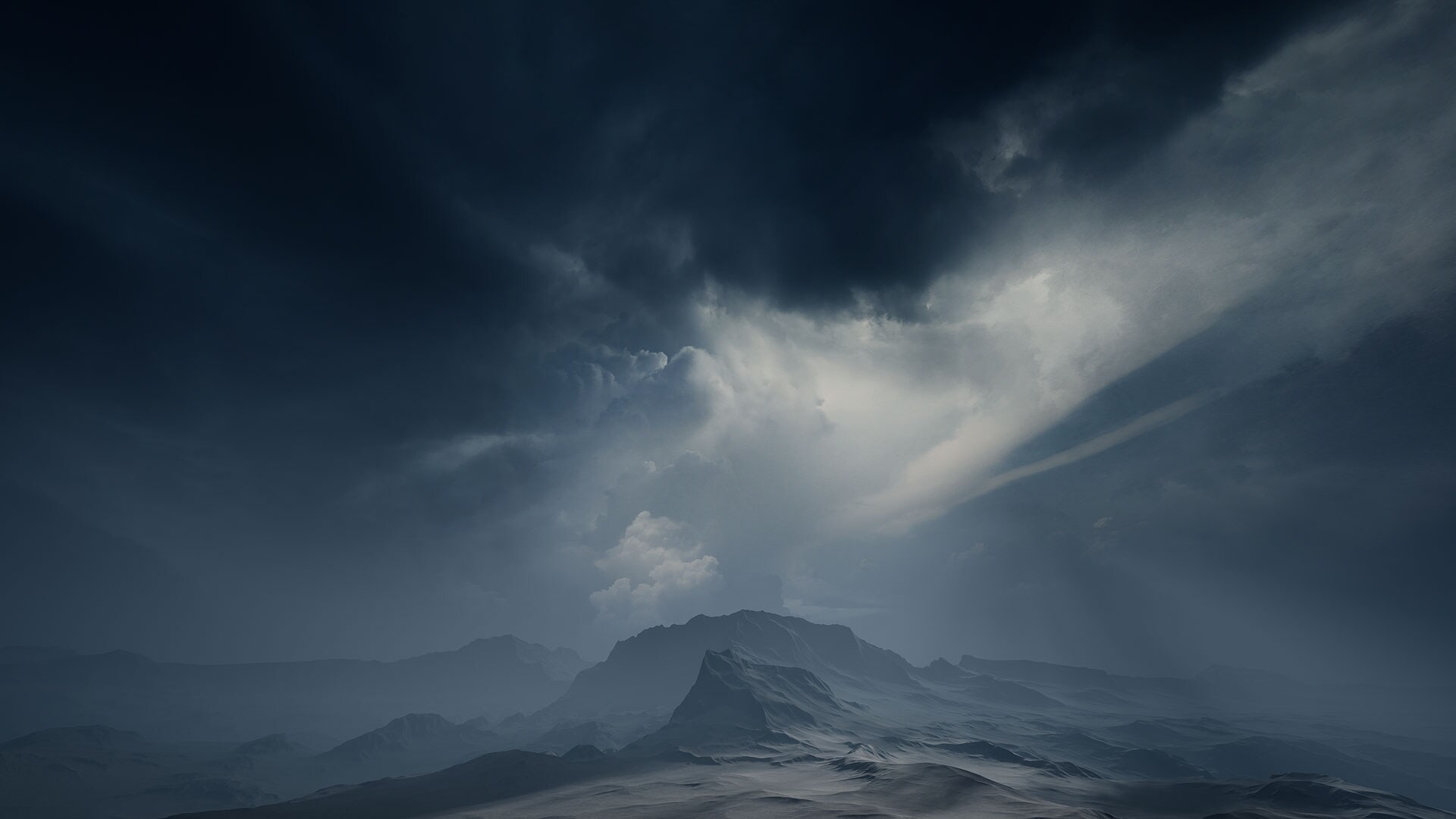在环境创建的Matte Painting Skybox Pack VIII: Doom Skies - 虚幻引擎商城
