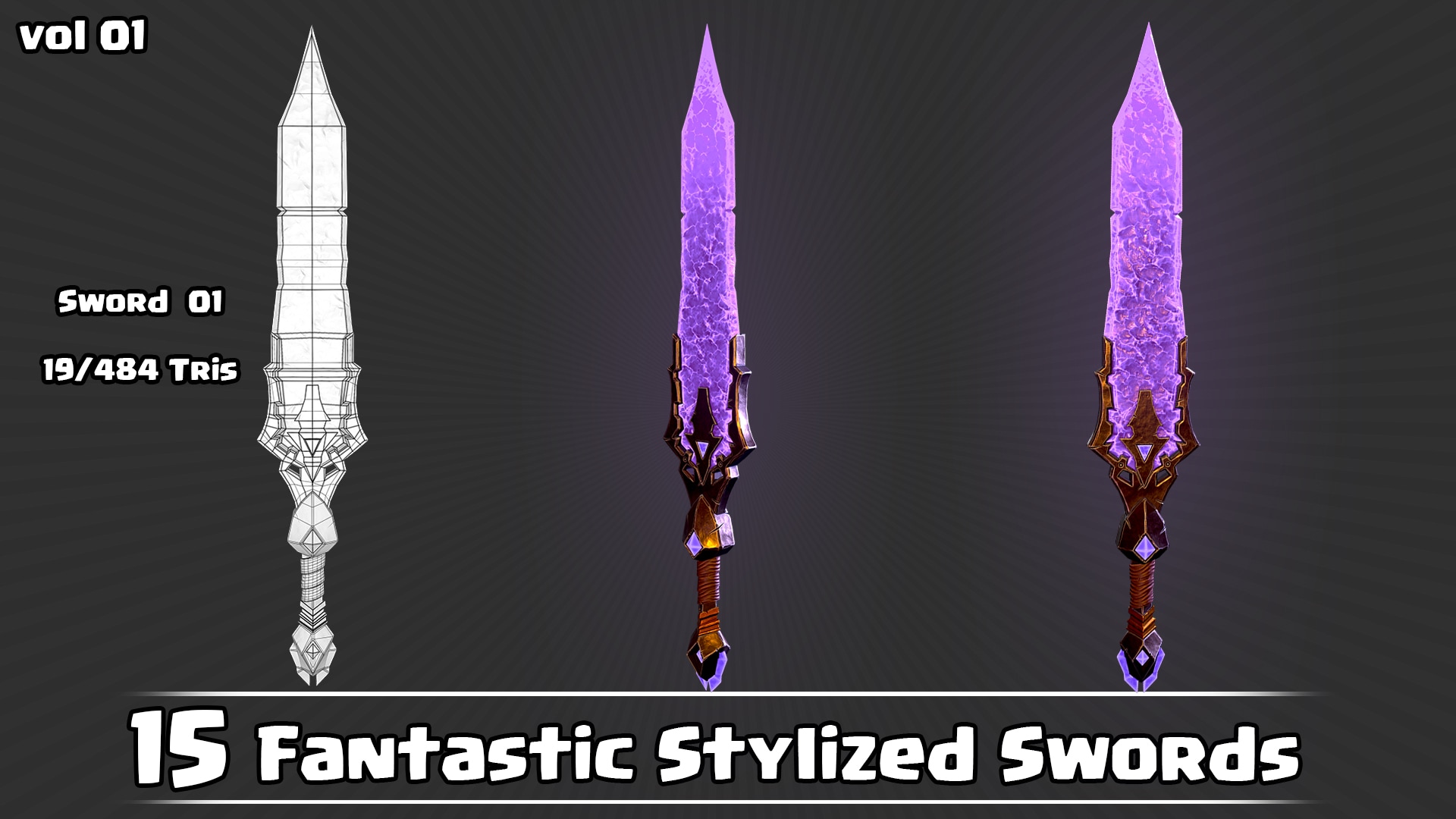 15 Stylized Swords VOL01 in Weapons - UE Marketplace