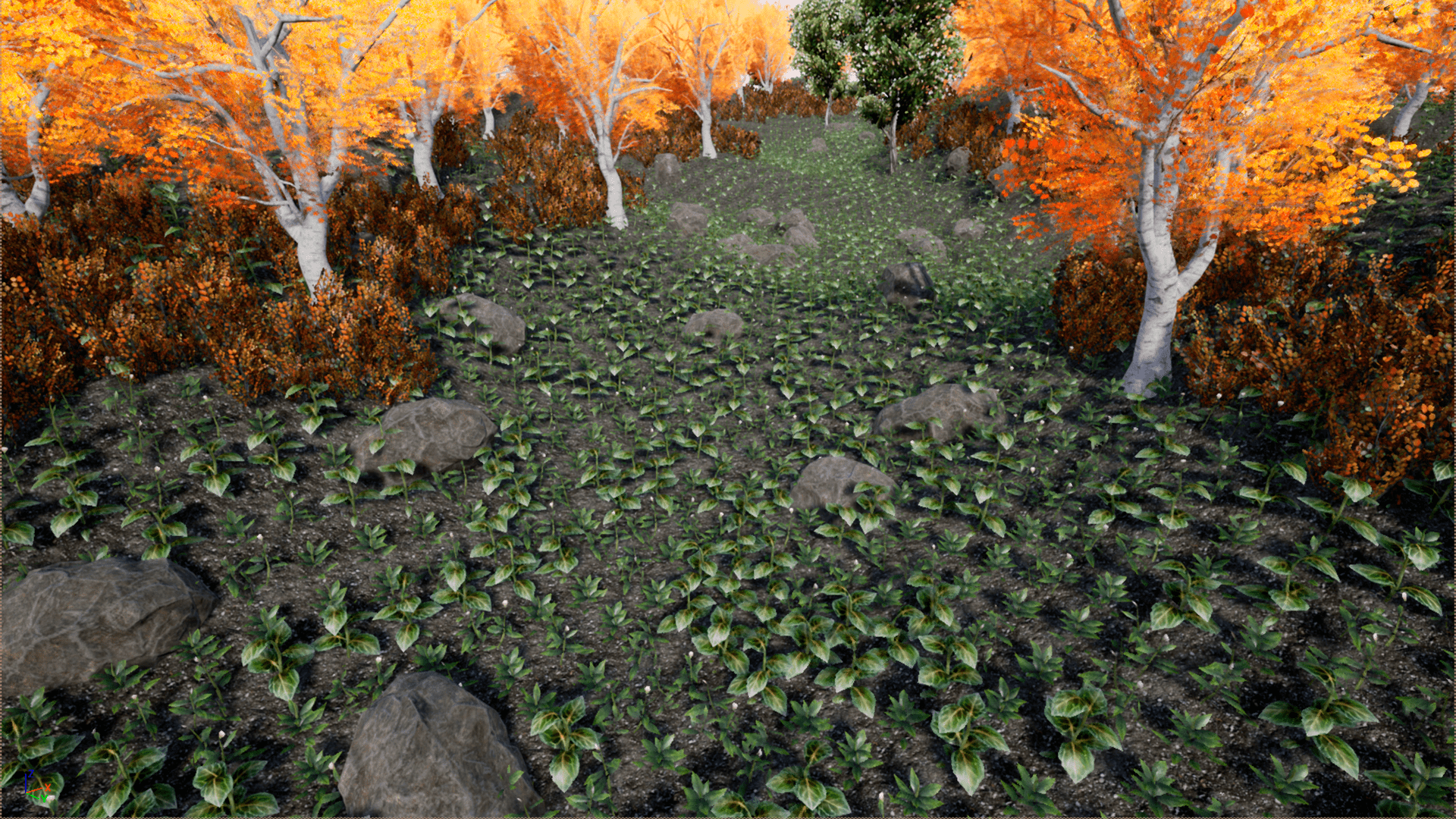 在蓝图创建的procedural Level Generator From Perlin Noise And Curve Heightmap