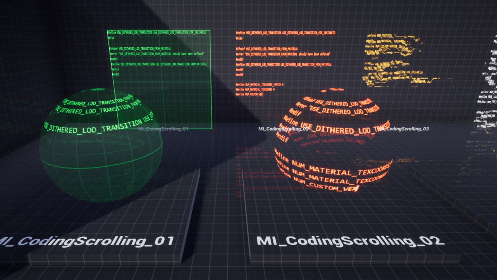 Coding Scrolling Materials In Materials Ue Marketplace