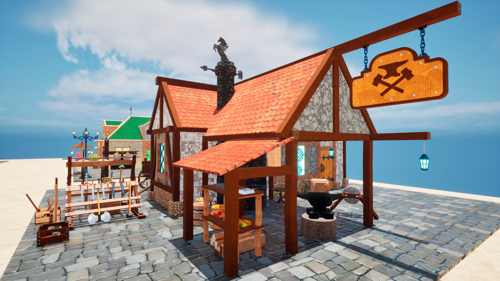 Game exterior asset pack vol. 1 in Props - UE Marketplace