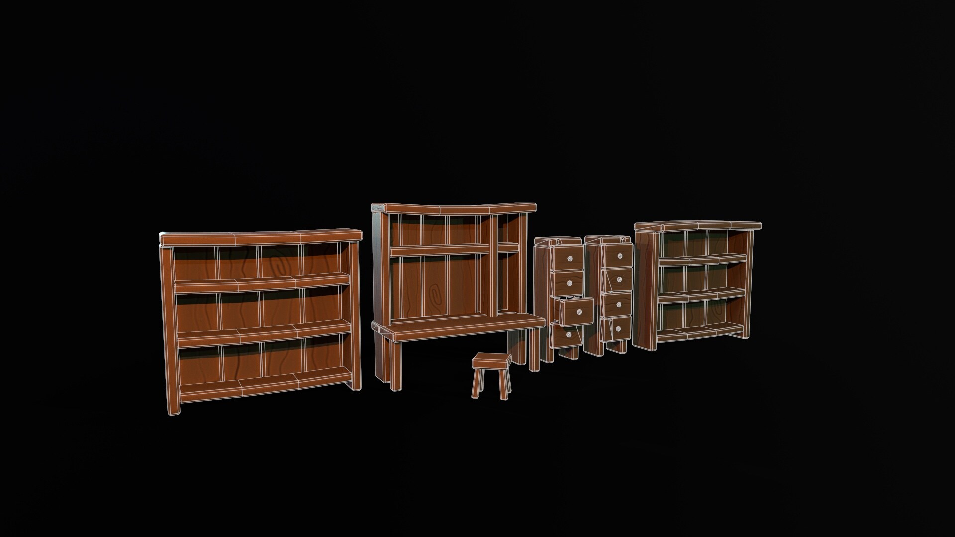 Stylized Furniture For Magic Alchemist or Necromancer Lab Fantasy ...