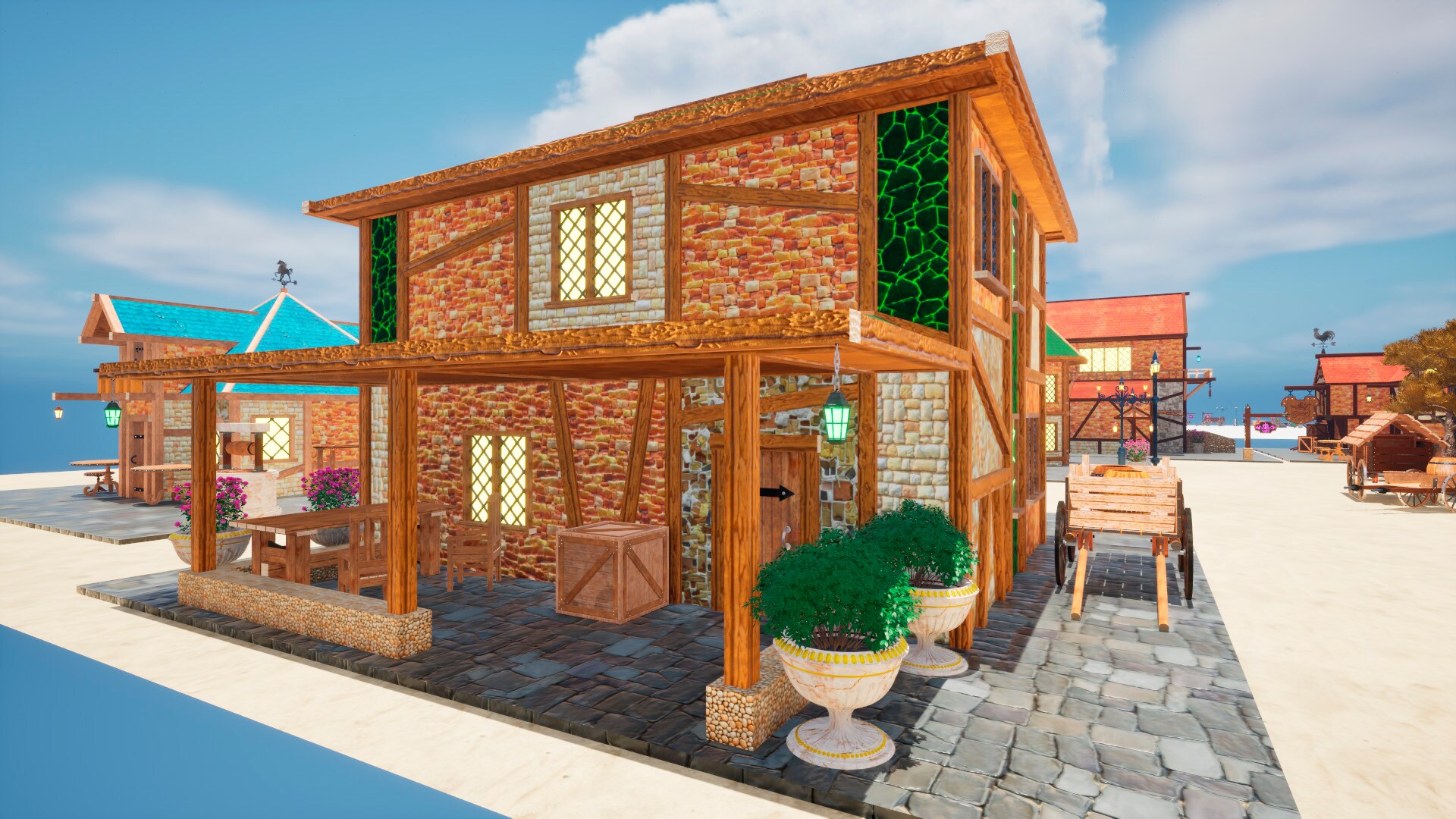 Game exterior asset pack vol. 1 in Props - UE Marketplace