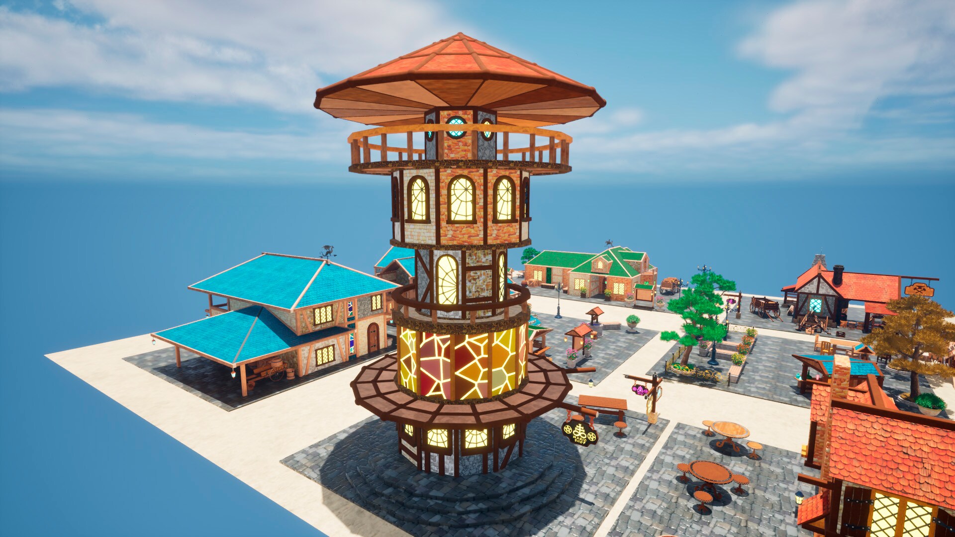 Game exterior asset pack vol. 1 in Props - UE Marketplace