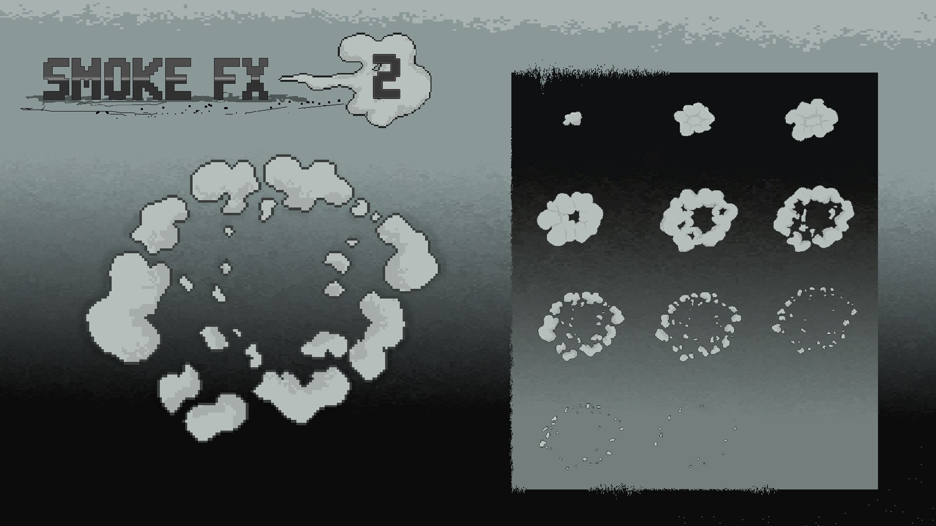 Pixel Art - Smoke FX Pack in 2D Assets - UE Marketplace