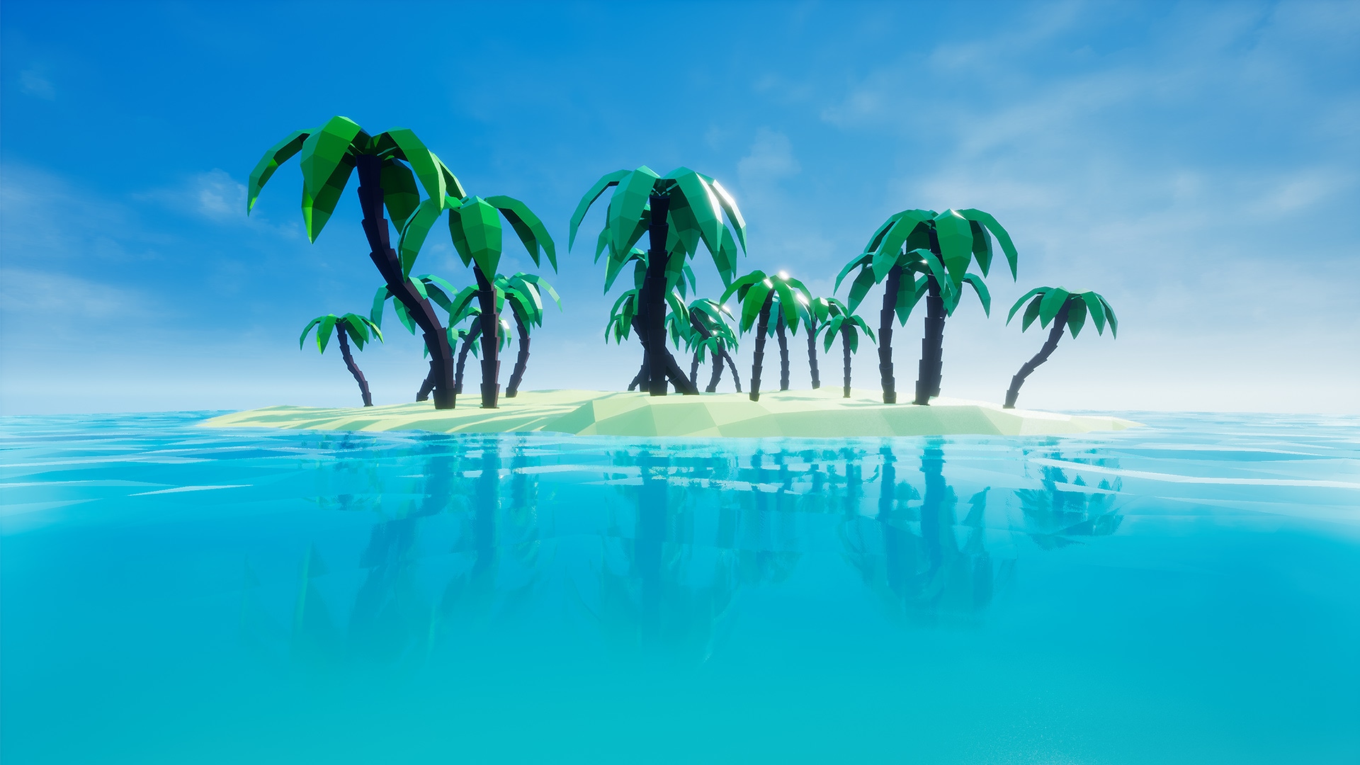 Procedural Low Poly Water in Blueprints - UE Marketplace