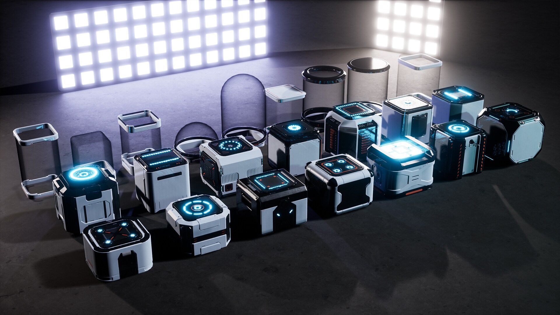 SciFi Capsules Props 2, 카테고리 소품 - UE 마켓플레이스