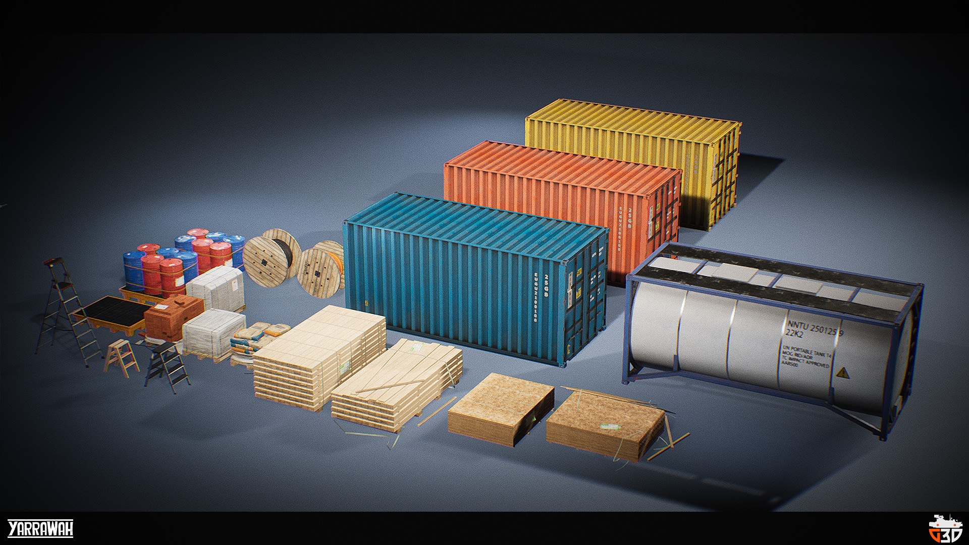 Construction Props - Vol 1., 카테고리 소품 - UE 마켓플레이스