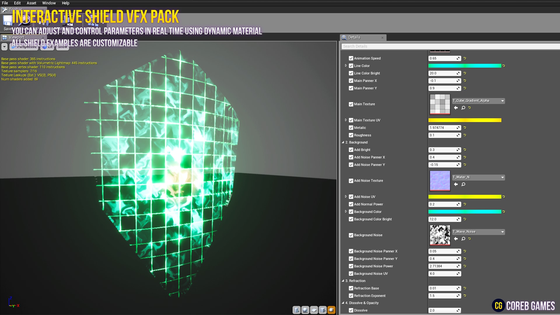 Interactive Shield VFX Pack in Visual Effects - UE Marketplace