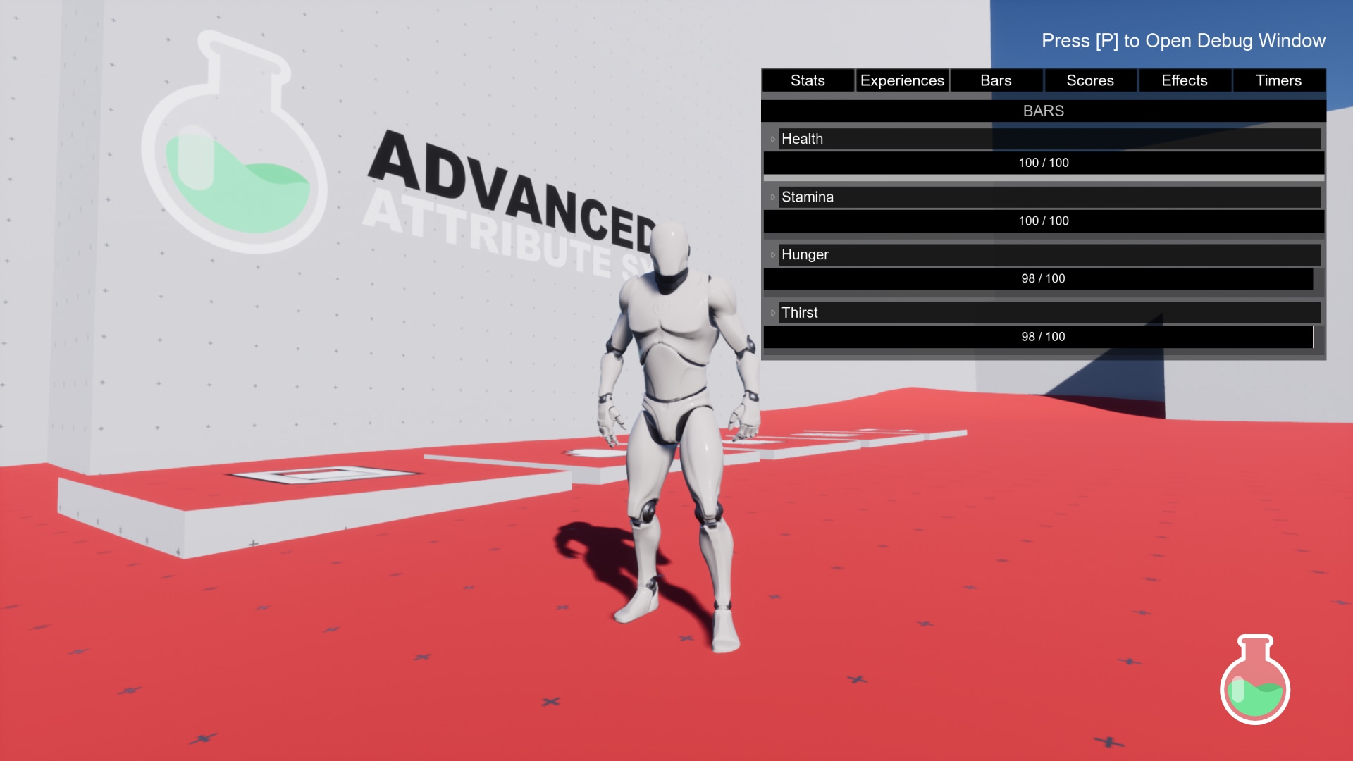Attribute System in Blueprints - UE Marketplace