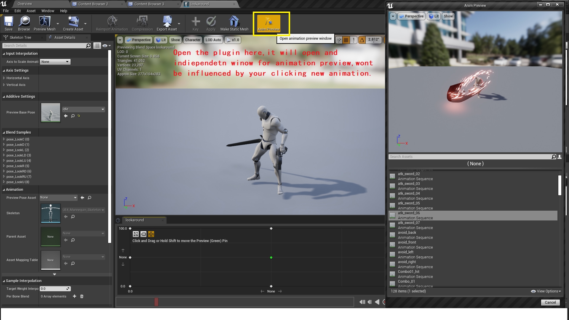 Ace Animation Preview Helper in Code Plugins - UE Marketplace