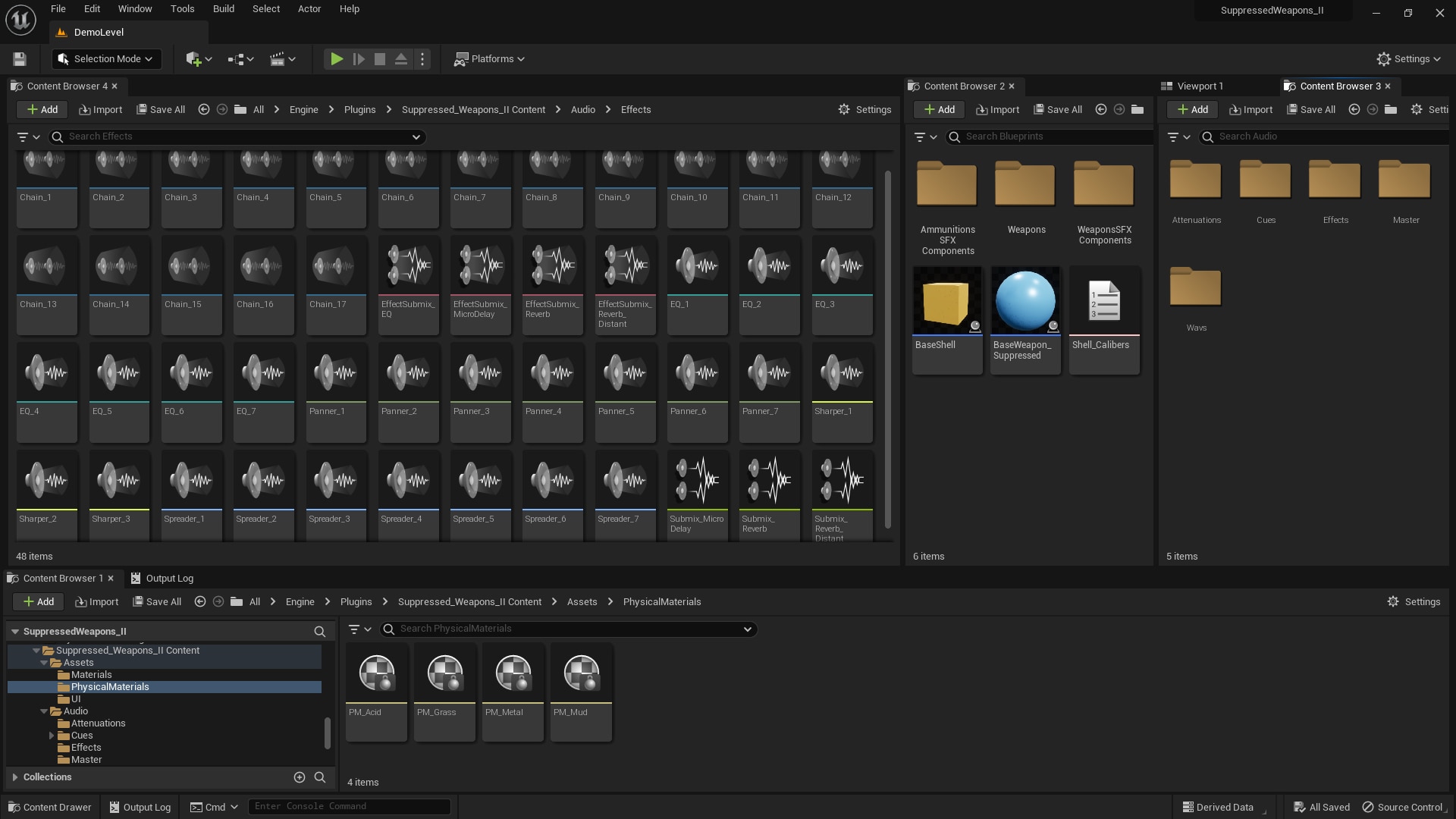 Suppressed Weapons Sound System - Part II in Code Plugins - UE Marketplace
