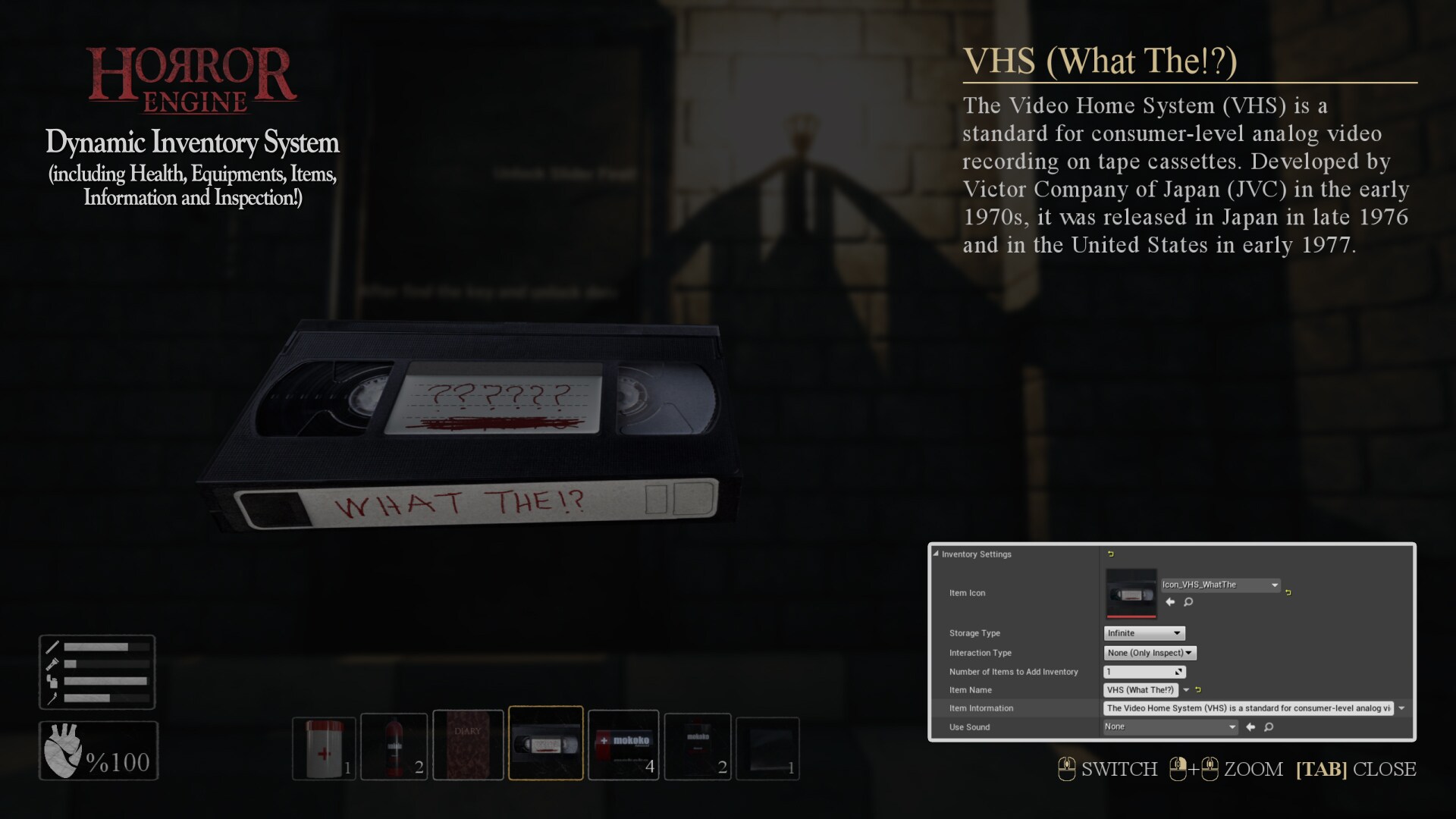 Horror Engine in Blueprints - UE Marketplace