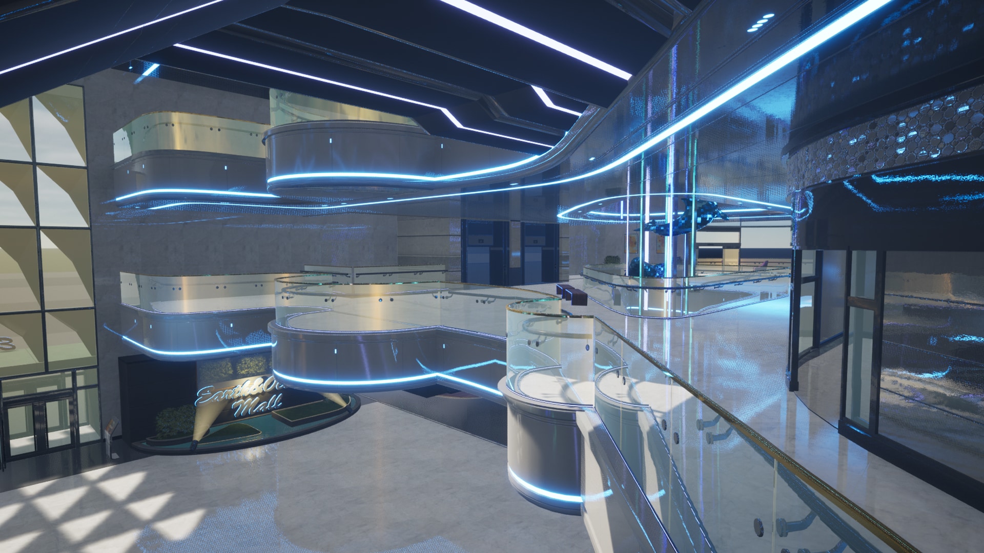 Shopping Mall Lobby：プロップ・小物 - UE マーケットプレイス