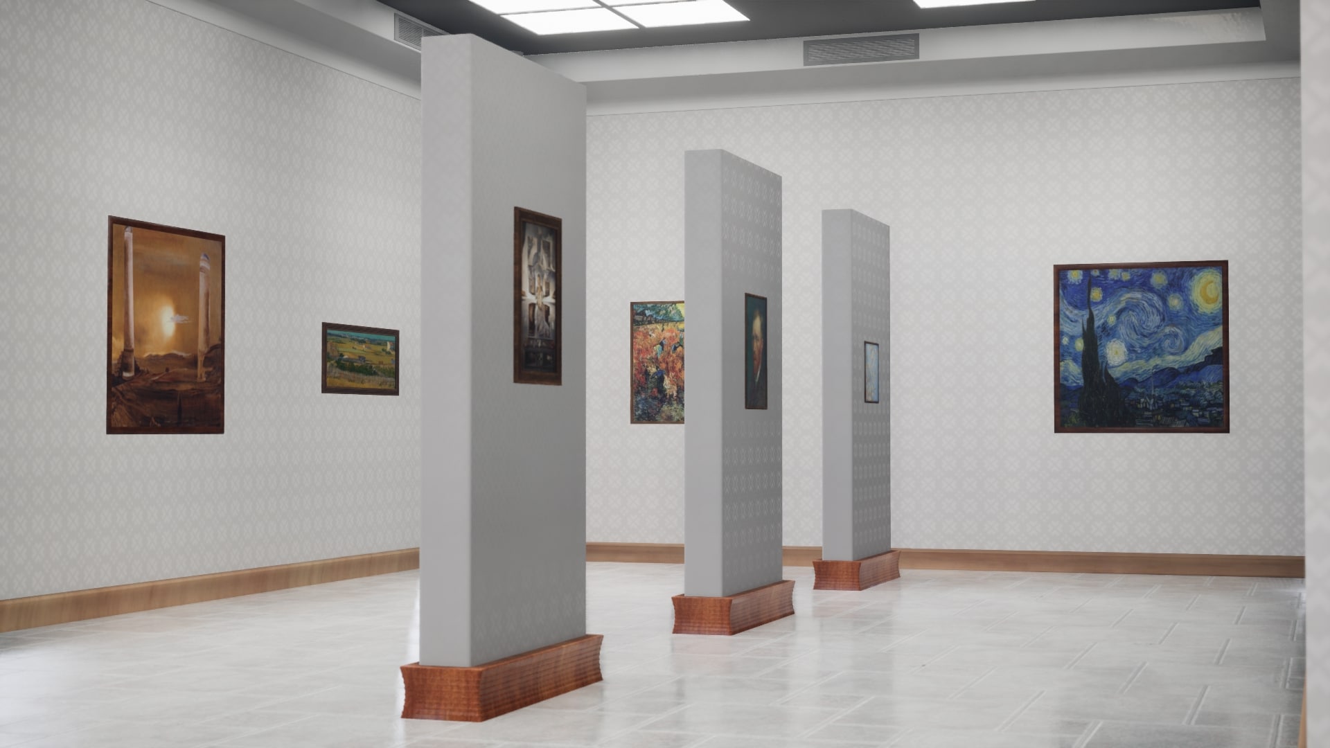 Art Gallery - Digital Showroom in Environments - UE Marketplace
