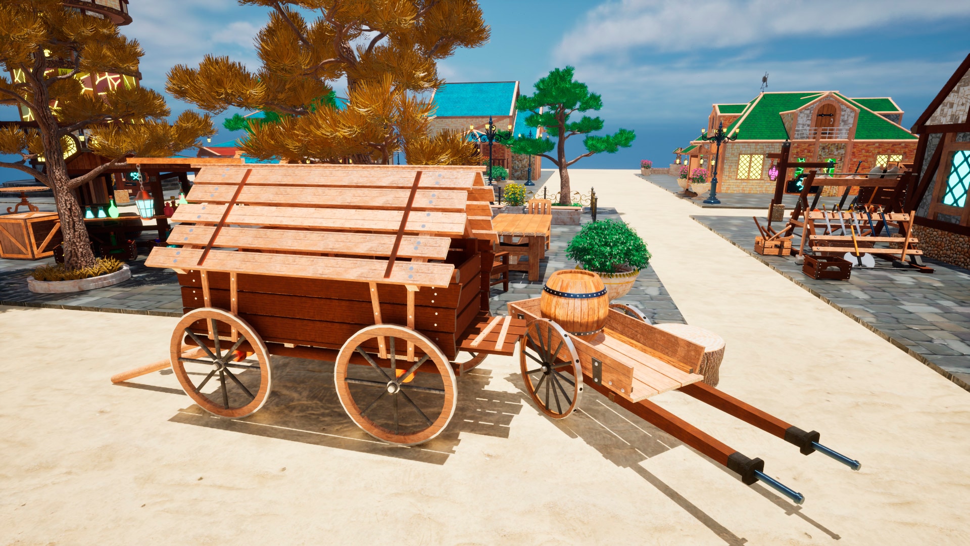 Game exterior asset pack vol. 1 in Props - UE Marketplace