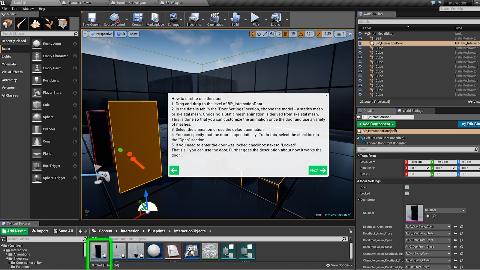 Character Interaction In Blueprints Ue Marketplace