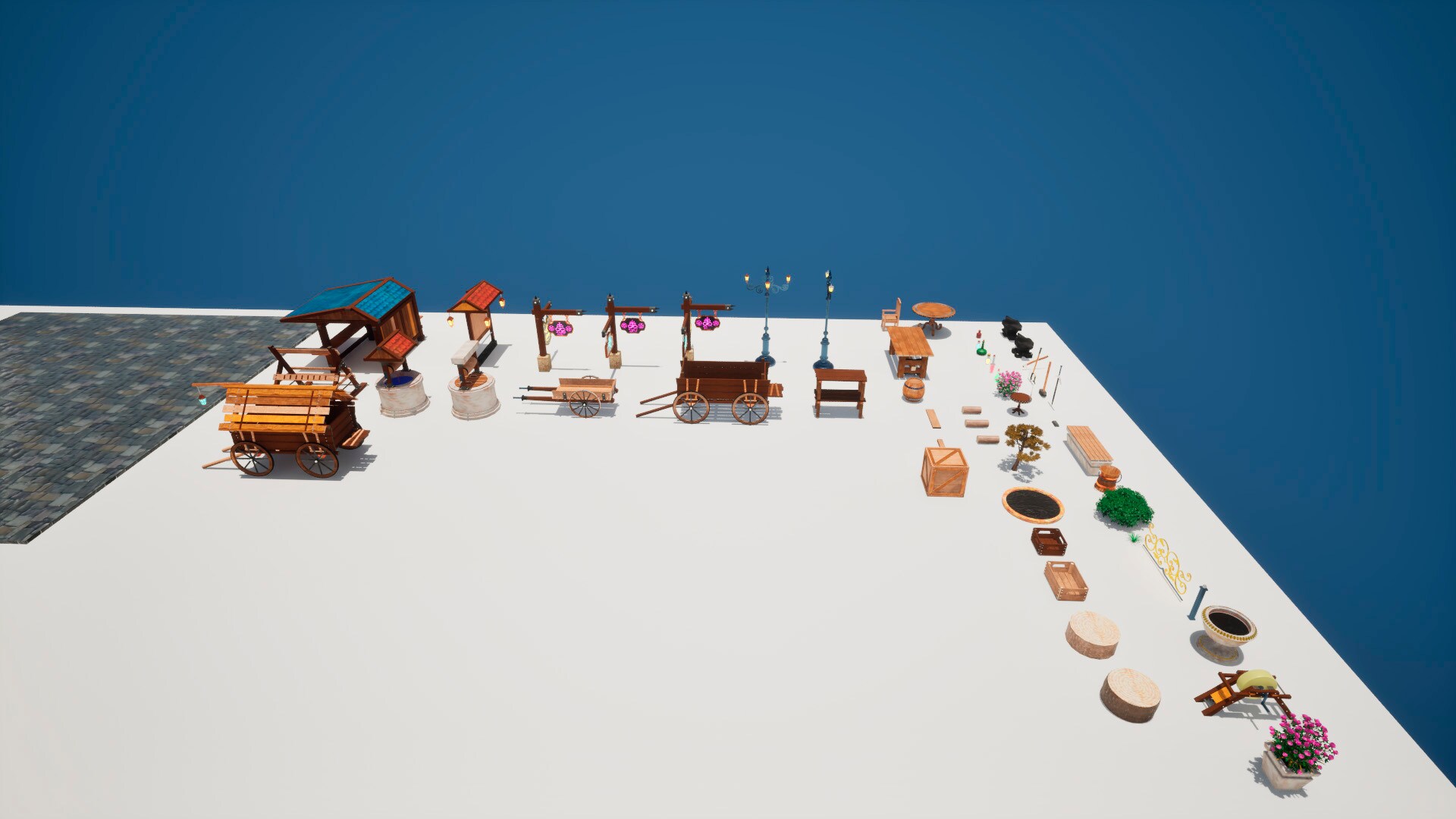 Game exterior asset pack vol. 1 in Props - UE Marketplace