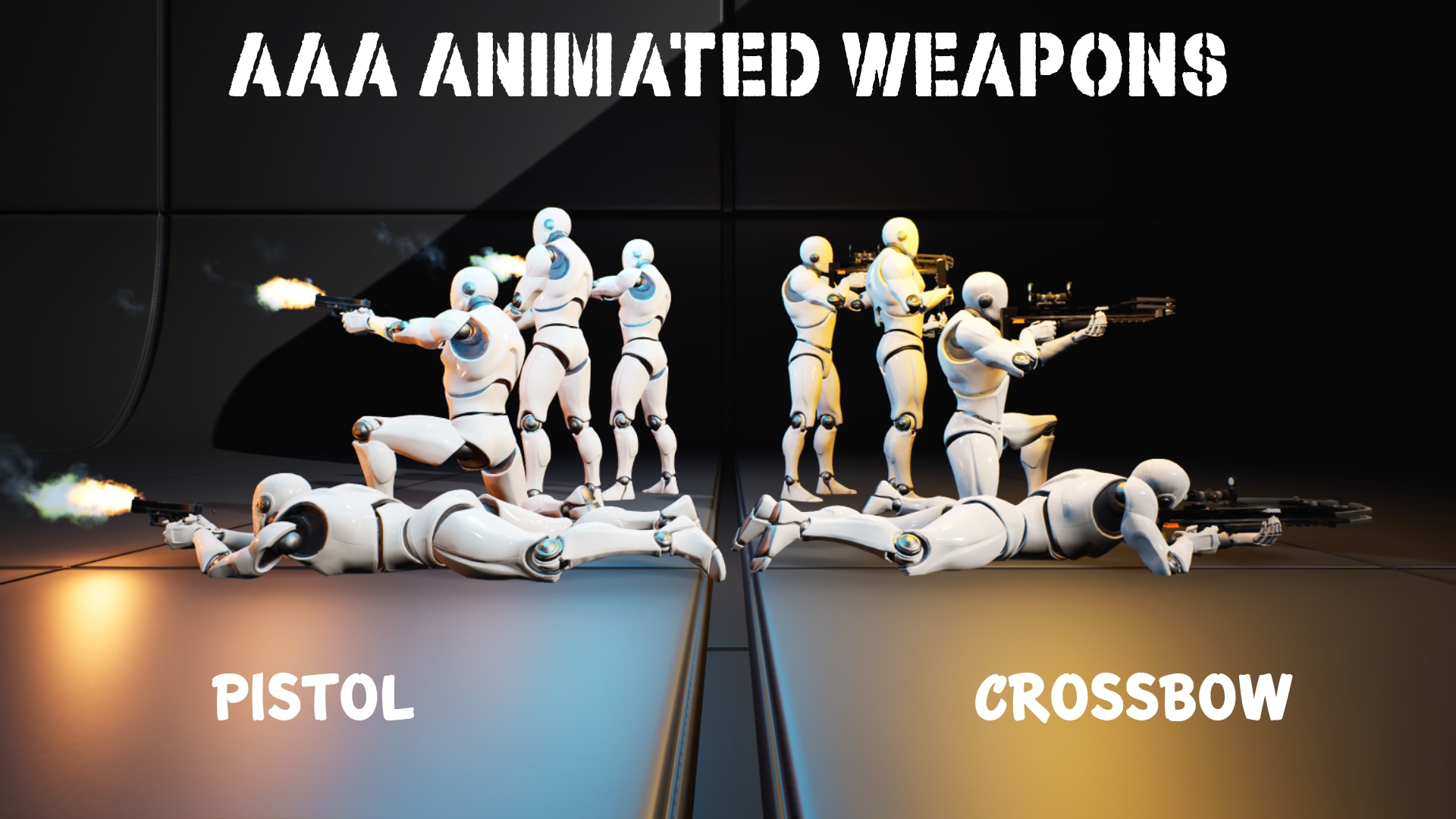 Animated Weapons Pack in Weapons - UE Marketplace
