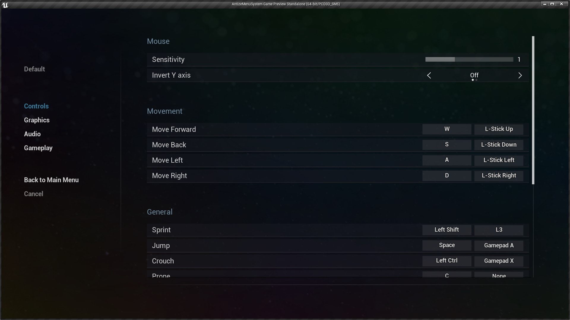Kit System (Main Menu, Option, Chat, Inventory, Light, Ping, Name ...