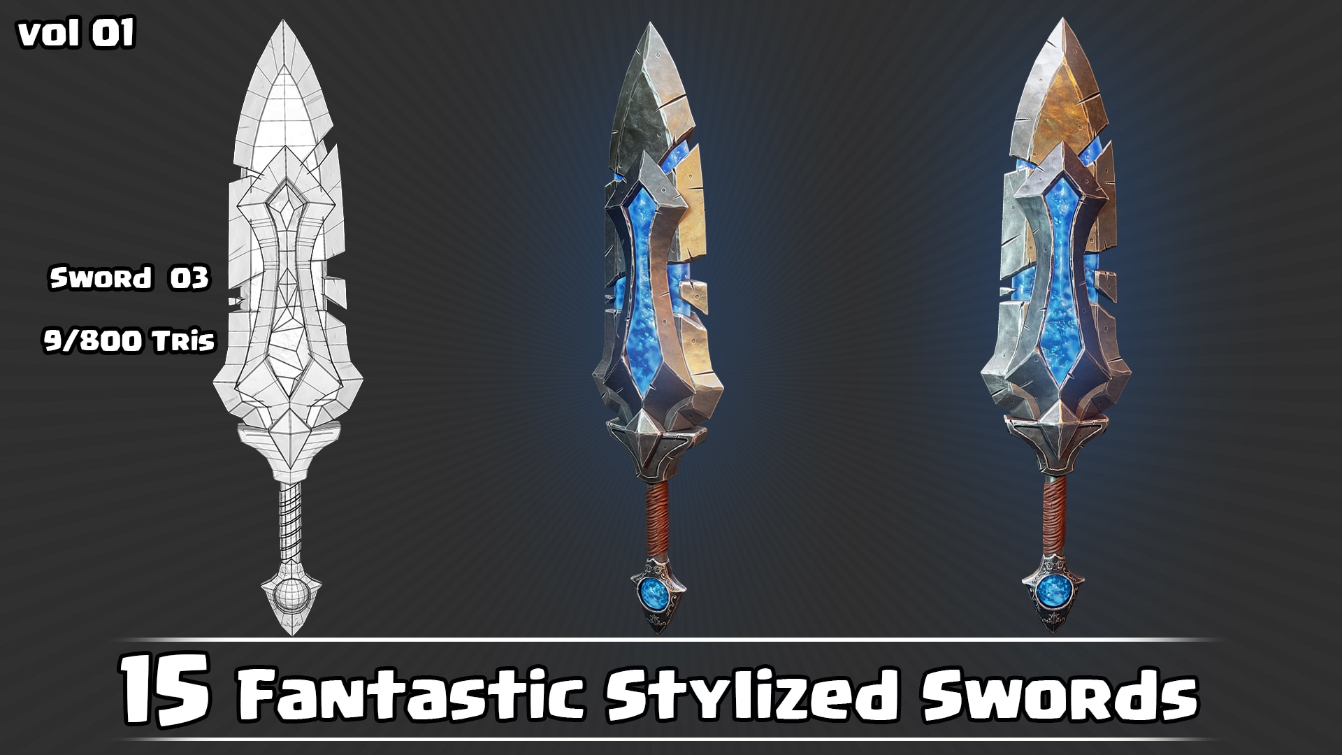 15 Stylized Swords VOL01 in Weapons - UE Marketplace
