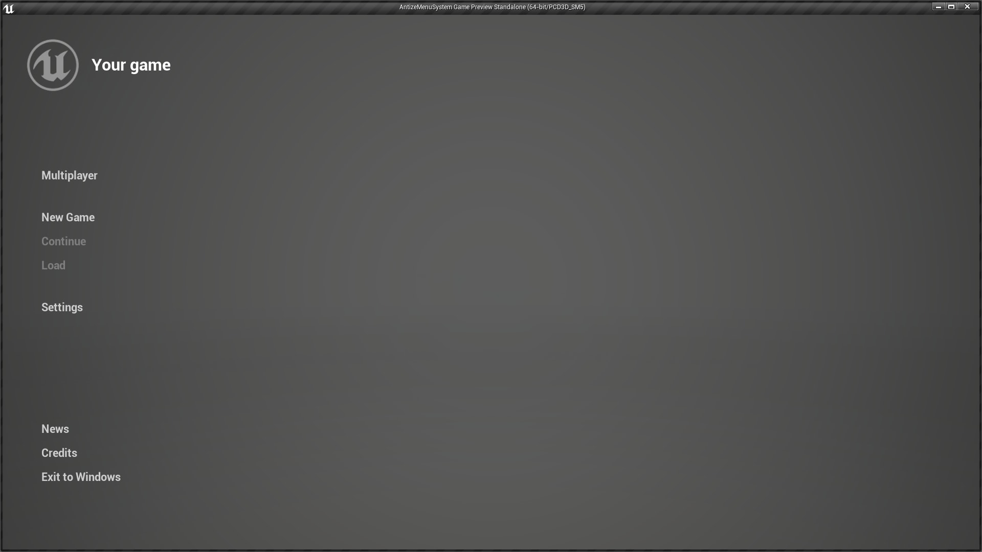 Complete Menu System (Main Menu & Option Menu) in Blueprints - UE ...