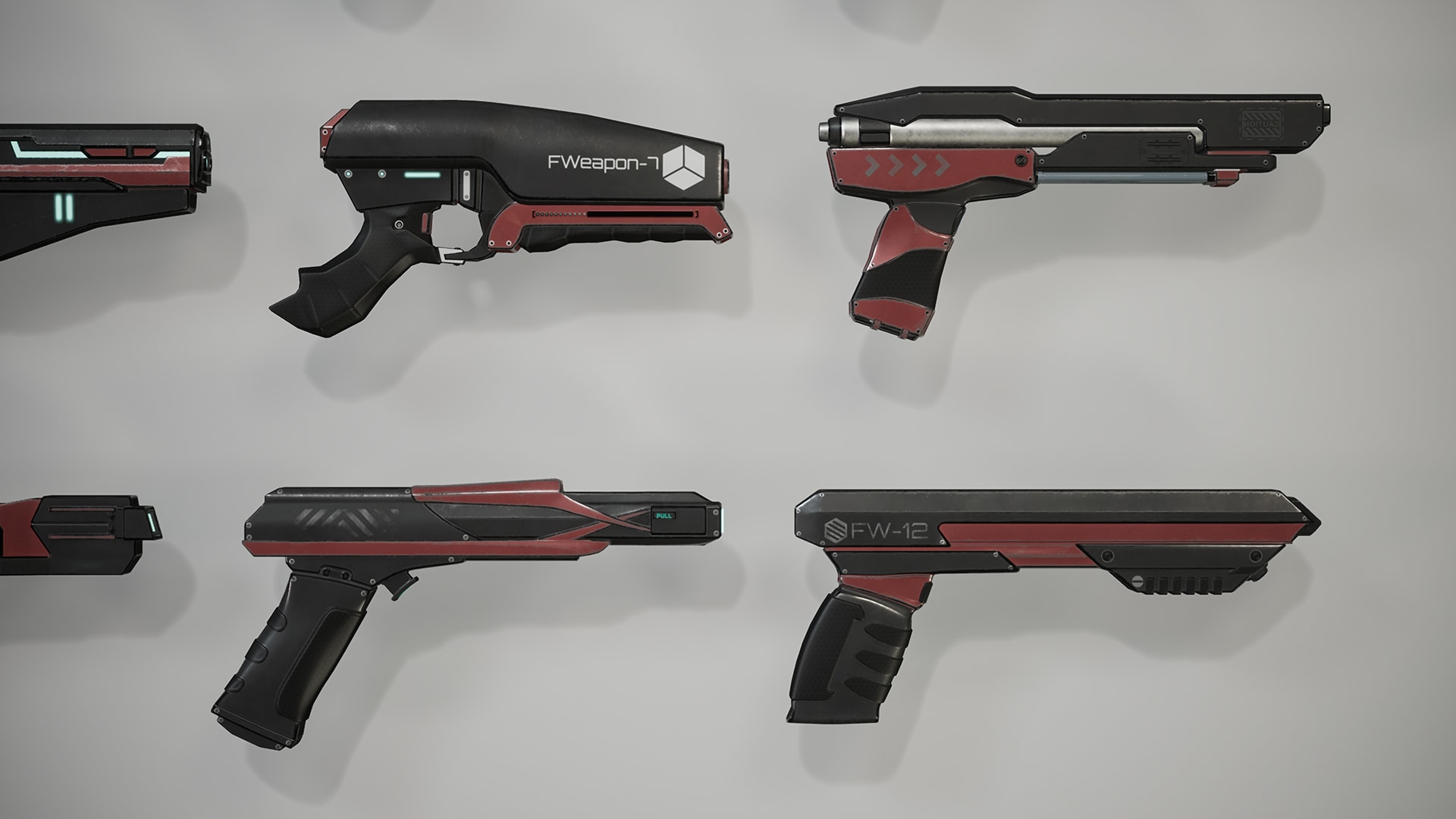 Futuristic Assassin Weapons
