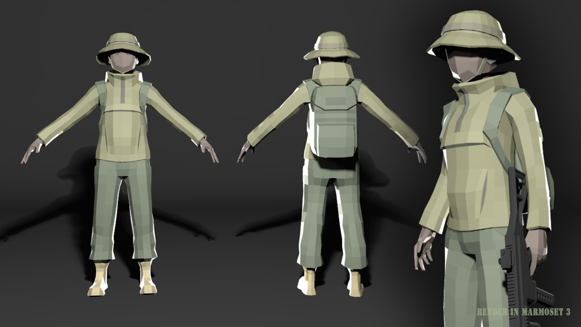 Tacticman three in Characters - UE Marketplace