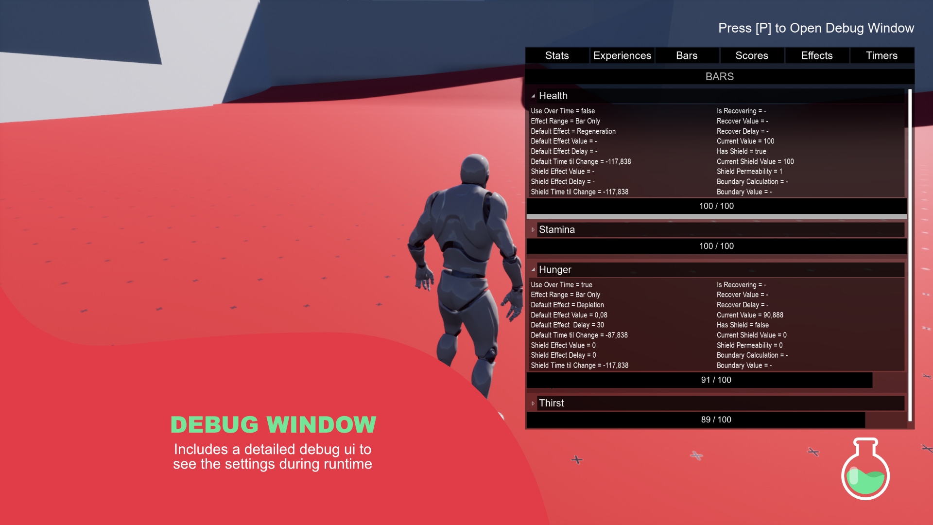 Attribute System in Blueprints - UE Marketplace