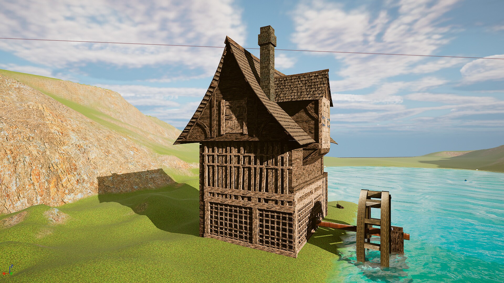 Minecraft Medieval Watermill