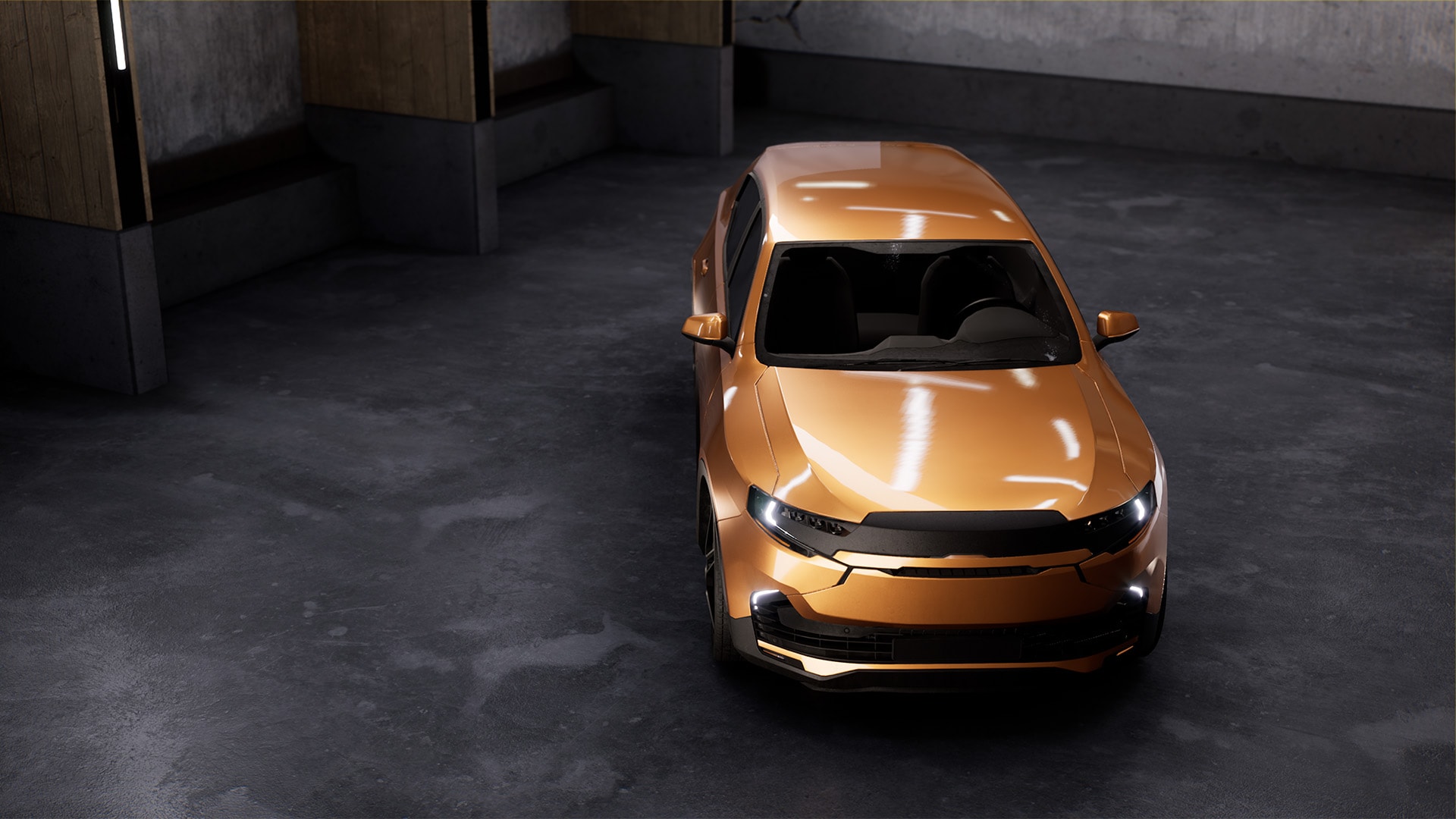 Car Asset Hybrid SUV in Architectural Visualization - UE Marketplace