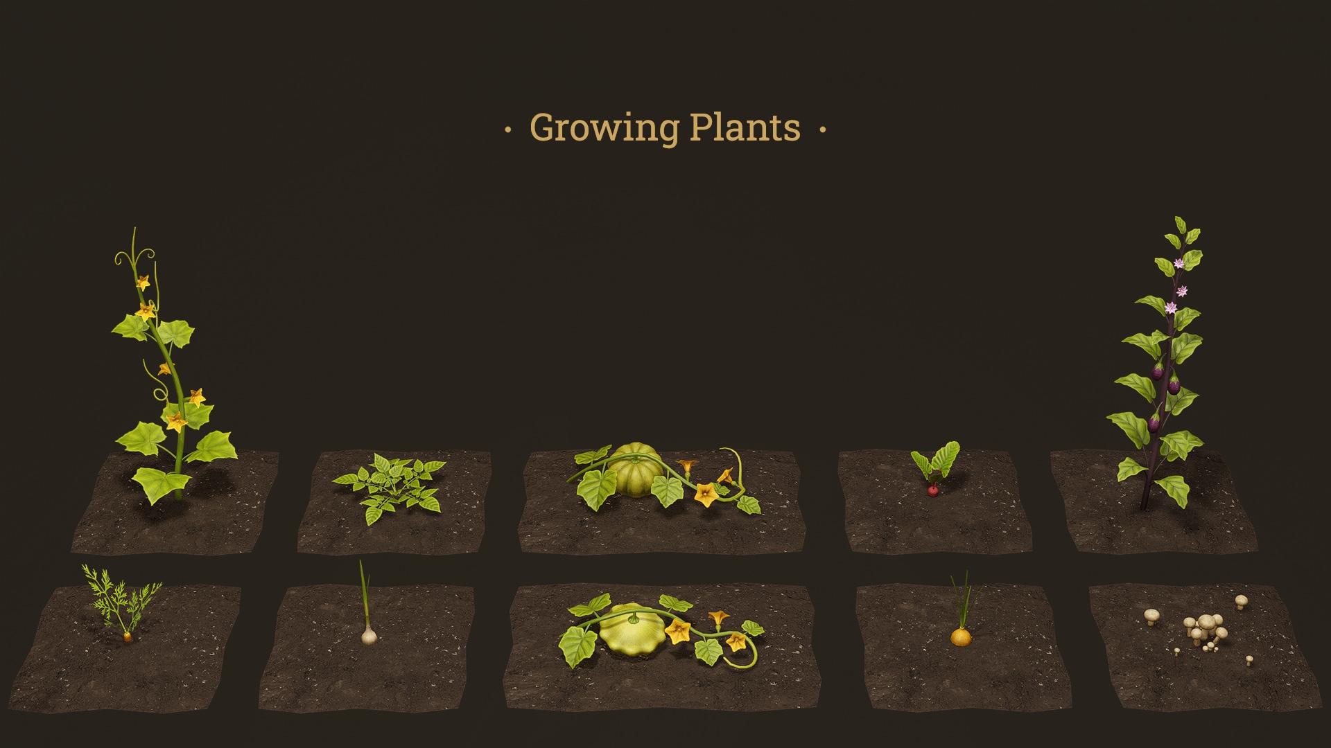 Growing Plants Unreal Engine Asset
