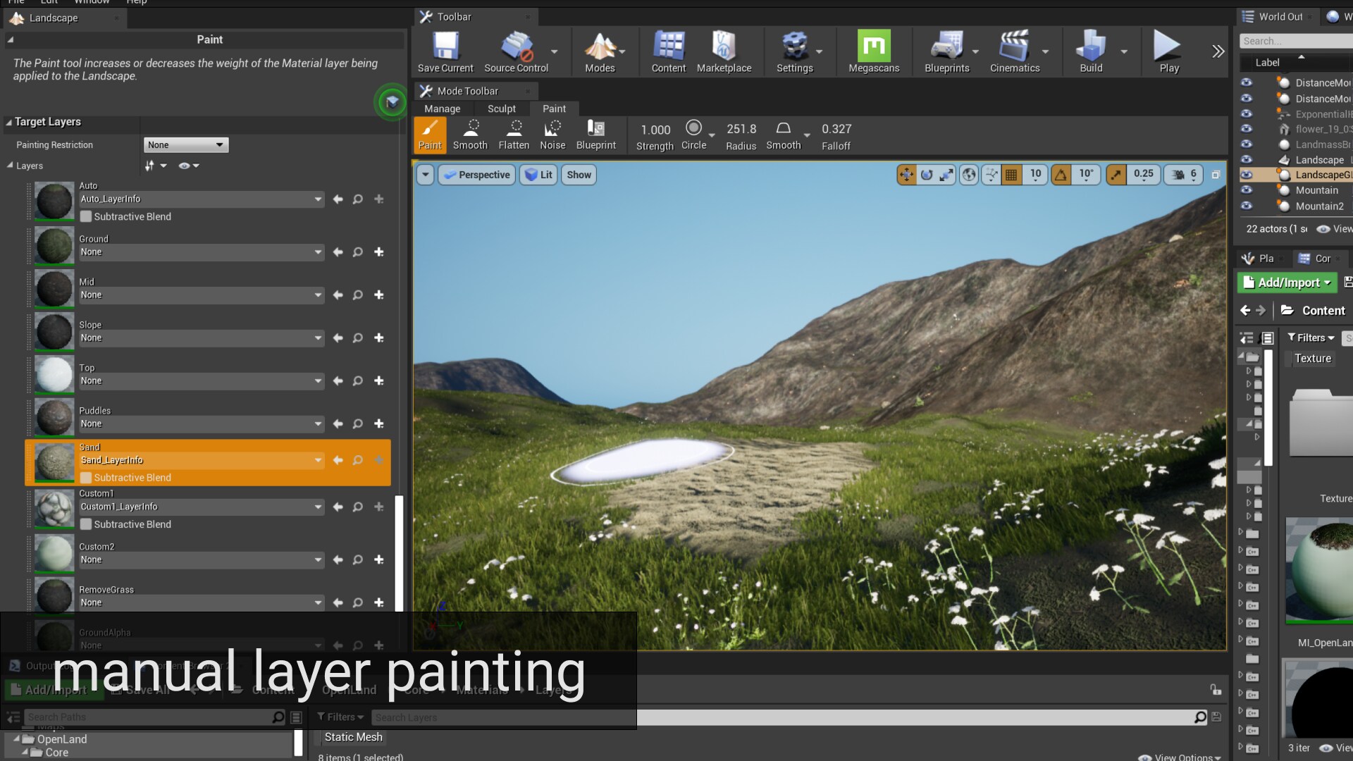 OpenLand - Customizable Landscape Auto Material in Environments - UE ...