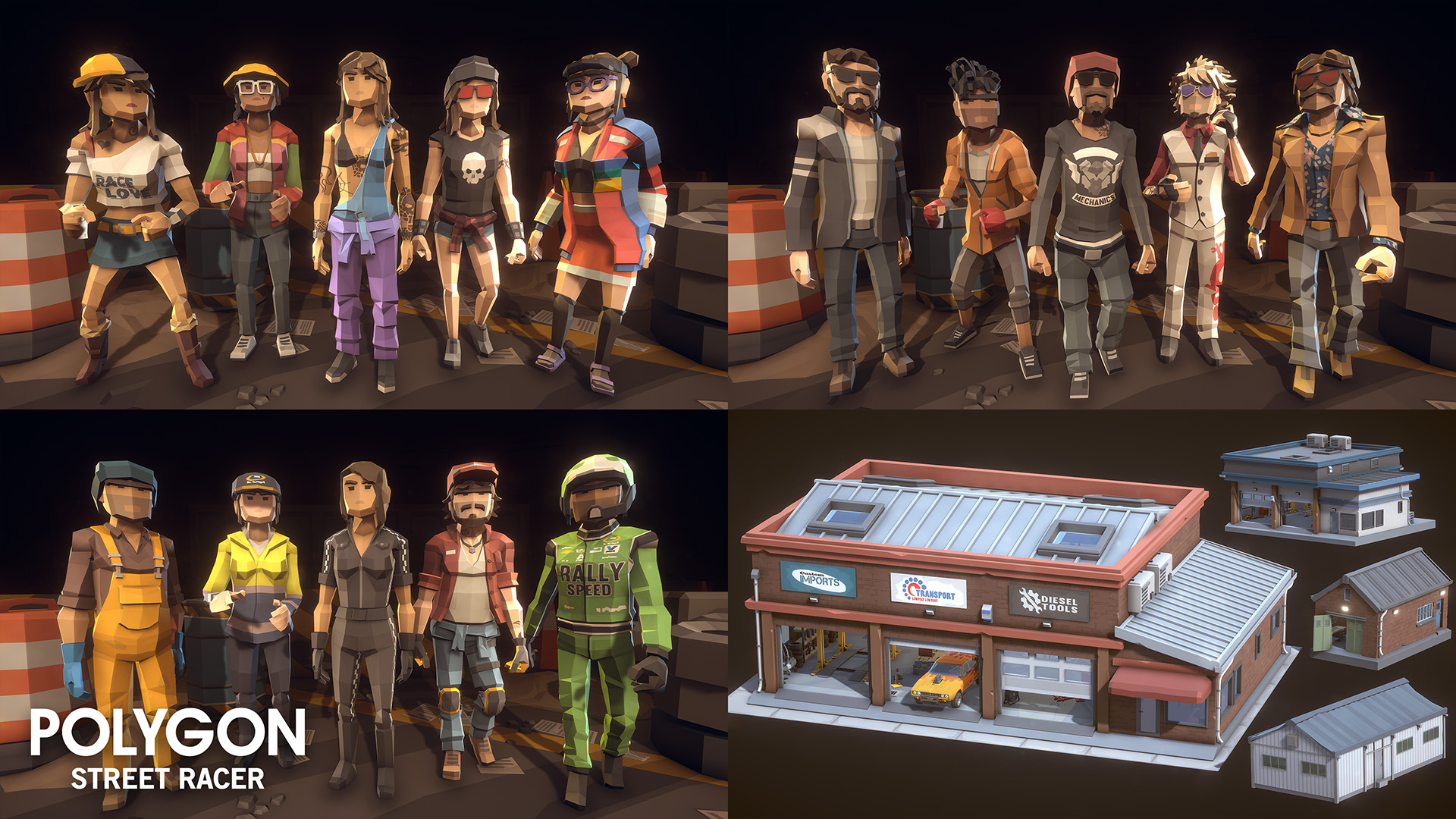 LEAKED GAME ASSETS - POLYGON Street Racer