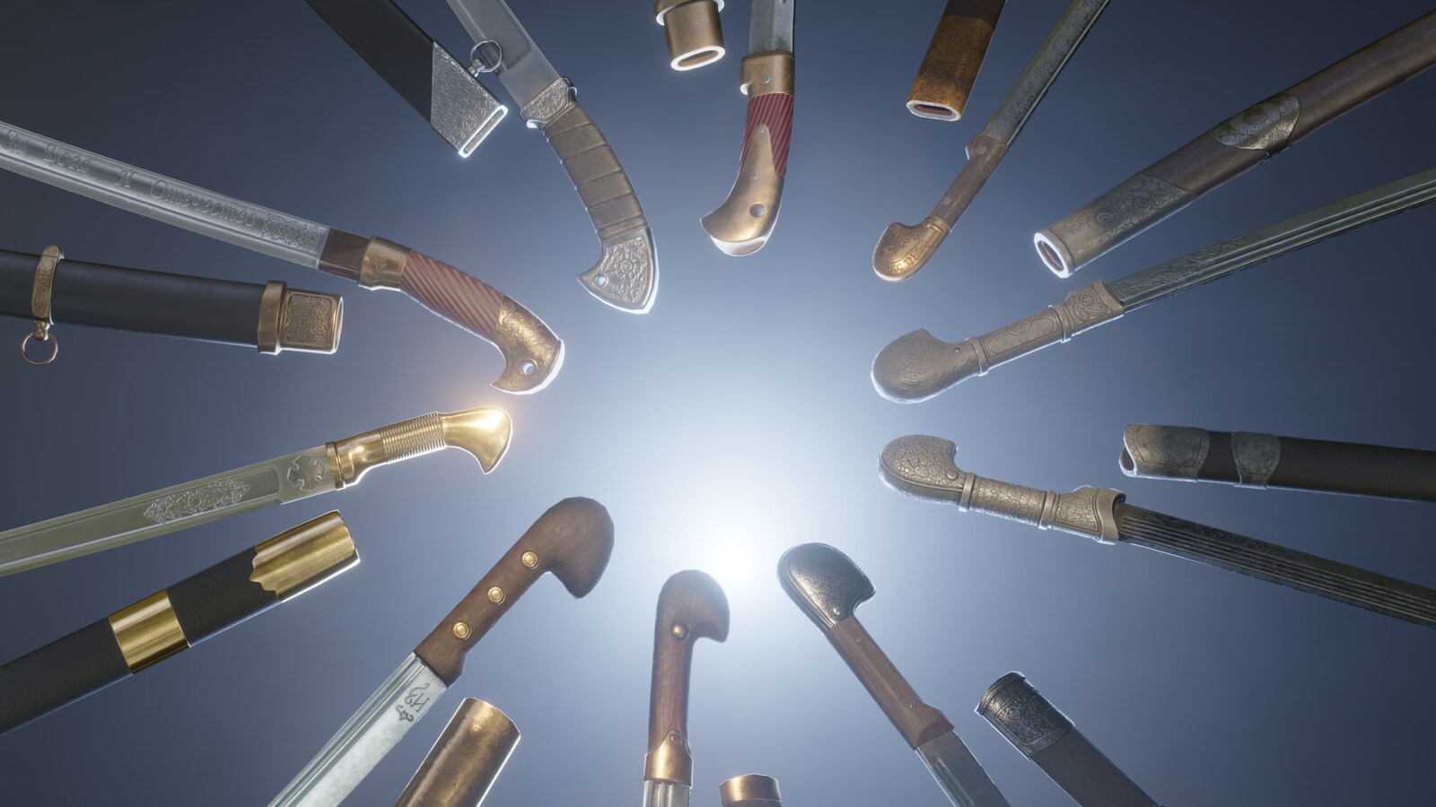 Cossack blades in Weapons - UE Marketplace