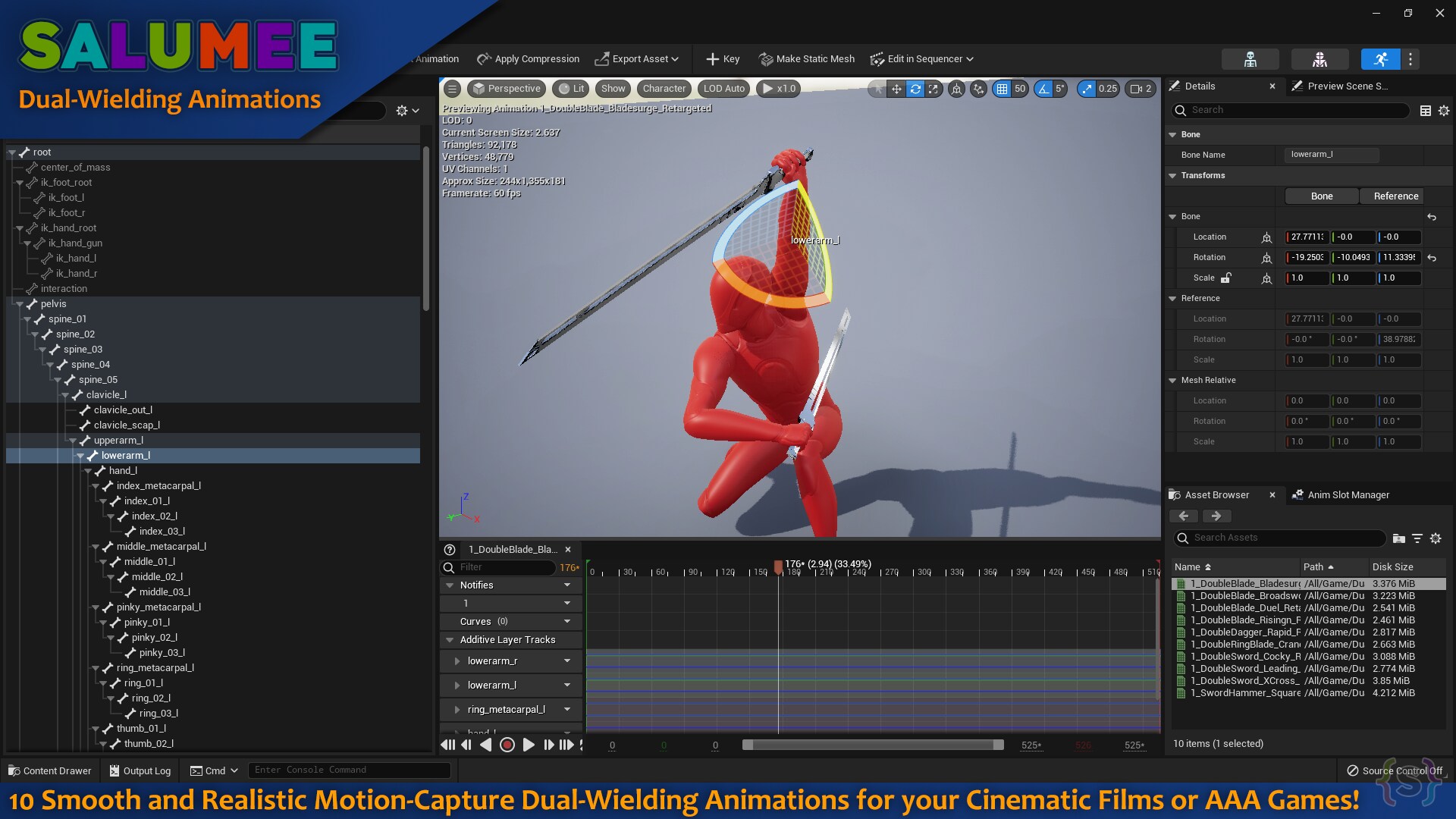 Dual Wielding Animations in Animations - UE Marketplace