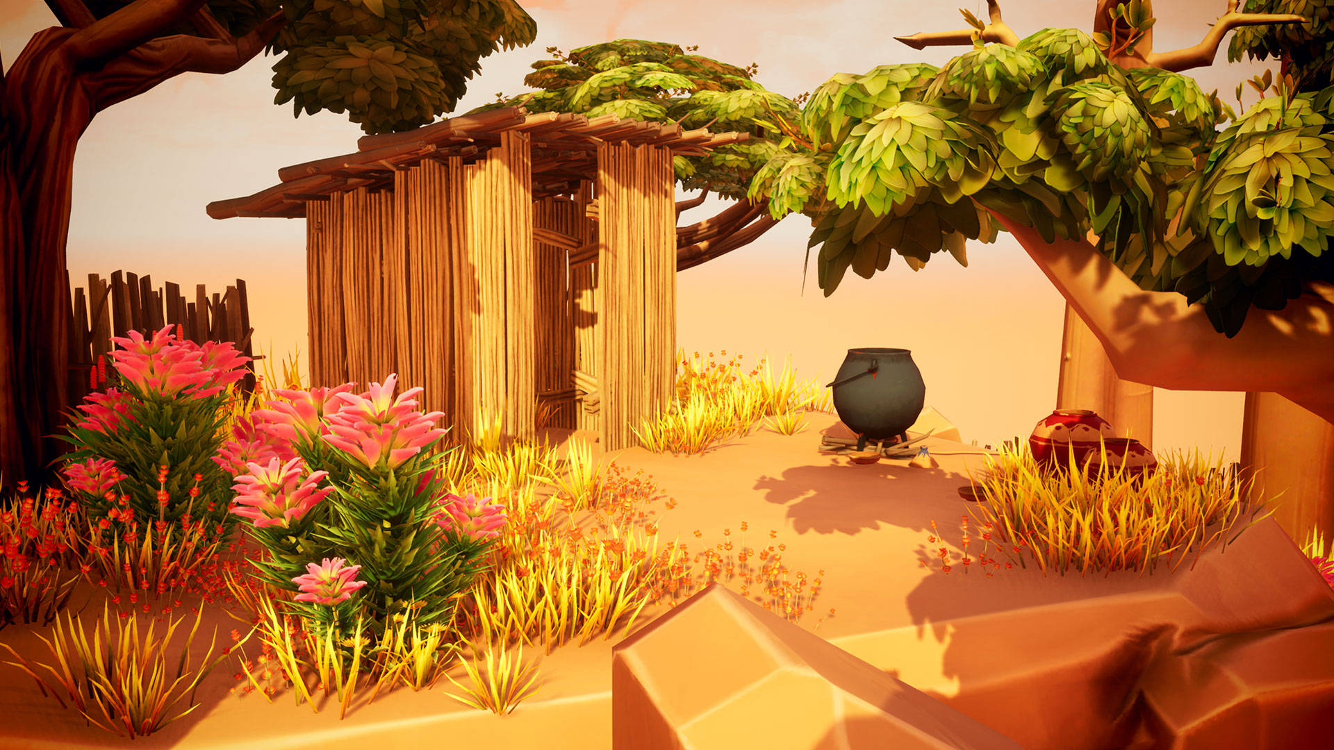 Stylized African Landscape