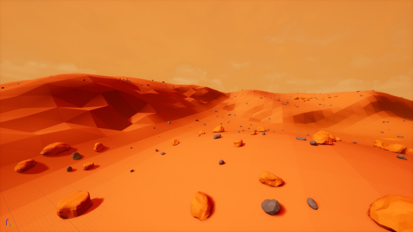 Stylized Low Poly Mars Pack in Props - UE Marketplace