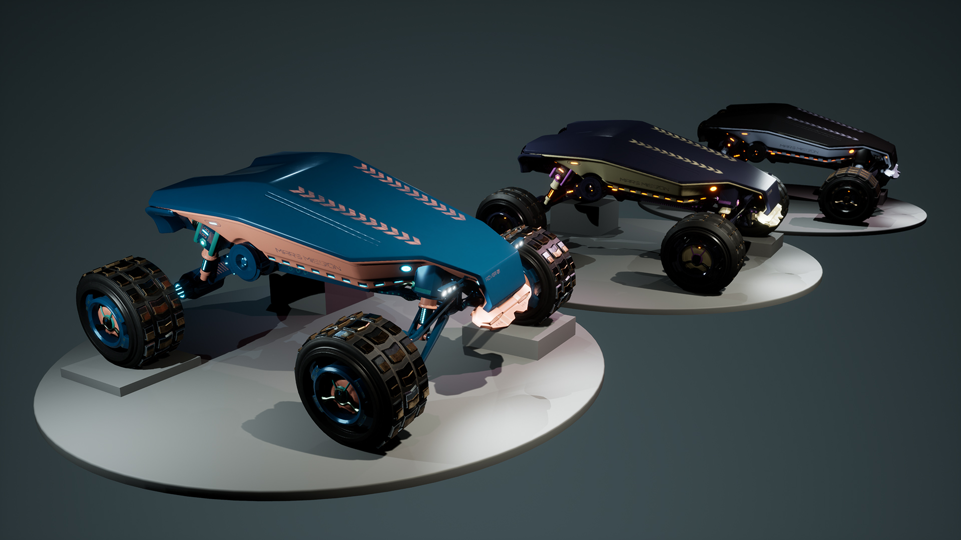 Driveable Mars Rover