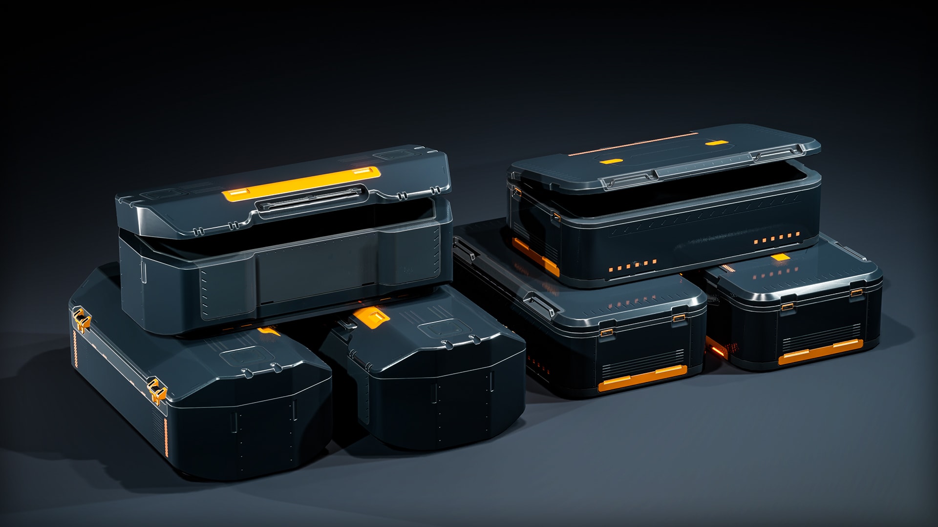 Ammunition Cargo Boxes in Props - UE Marketplace