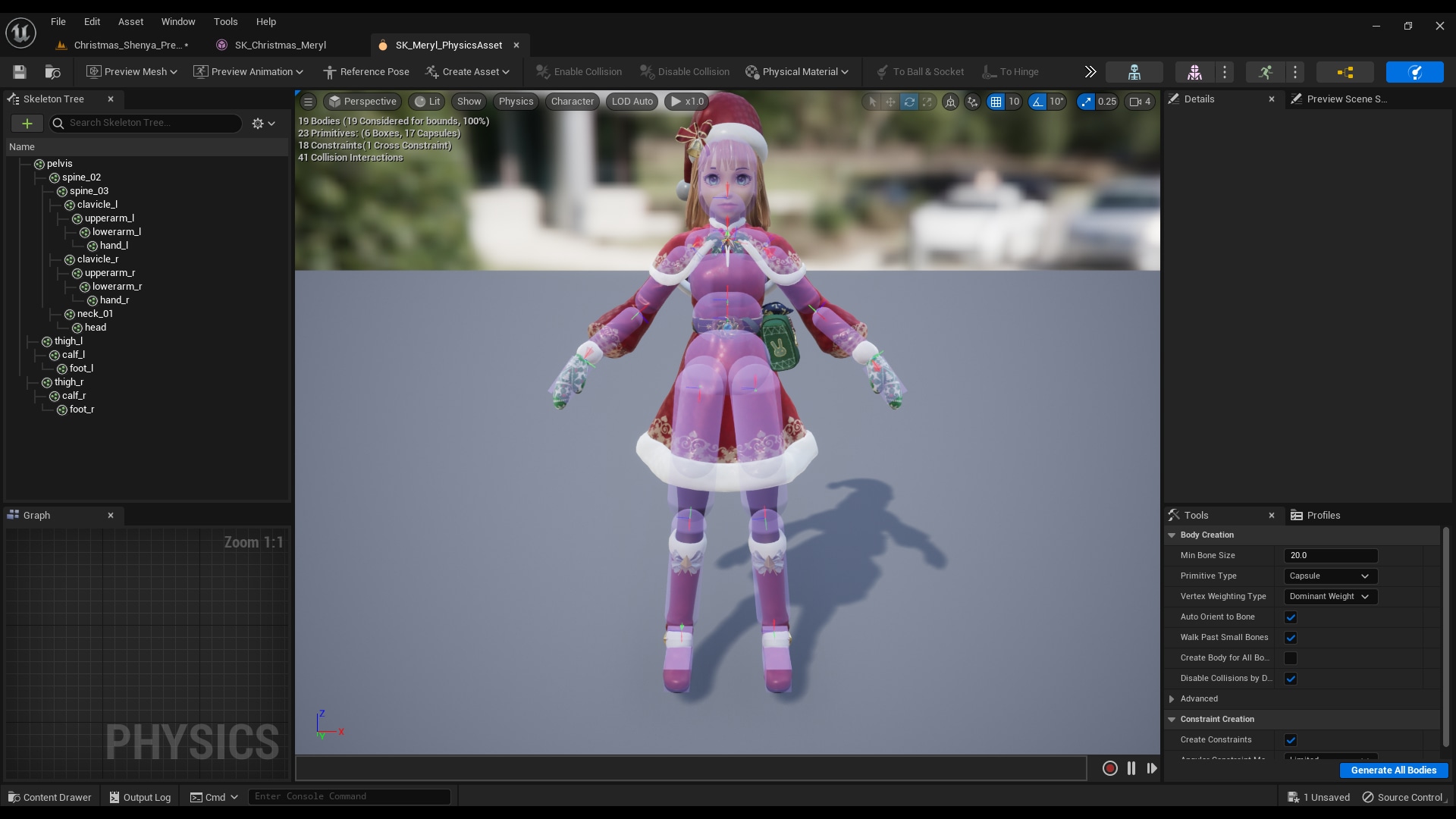 Christmas Girls in Characters - UE Marketplace