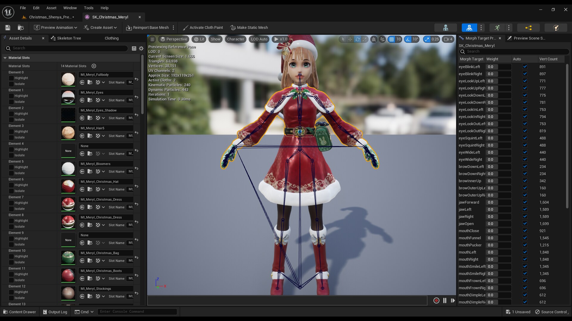 Christmas Girls in Characters - UE Marketplace