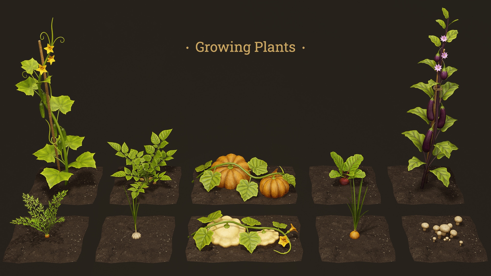 Growing Plants Unreal Engine Asset
