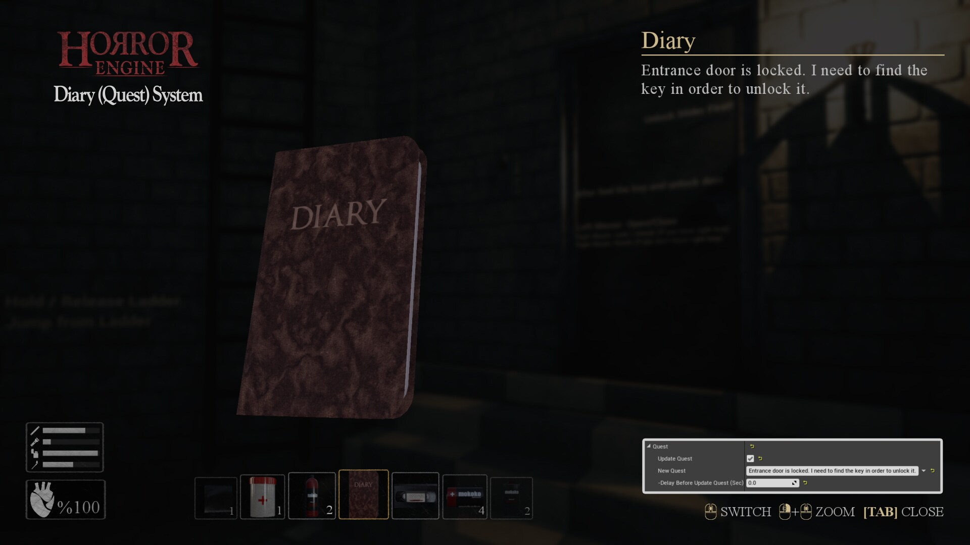 Horror Engine in Blueprints - UE Marketplace