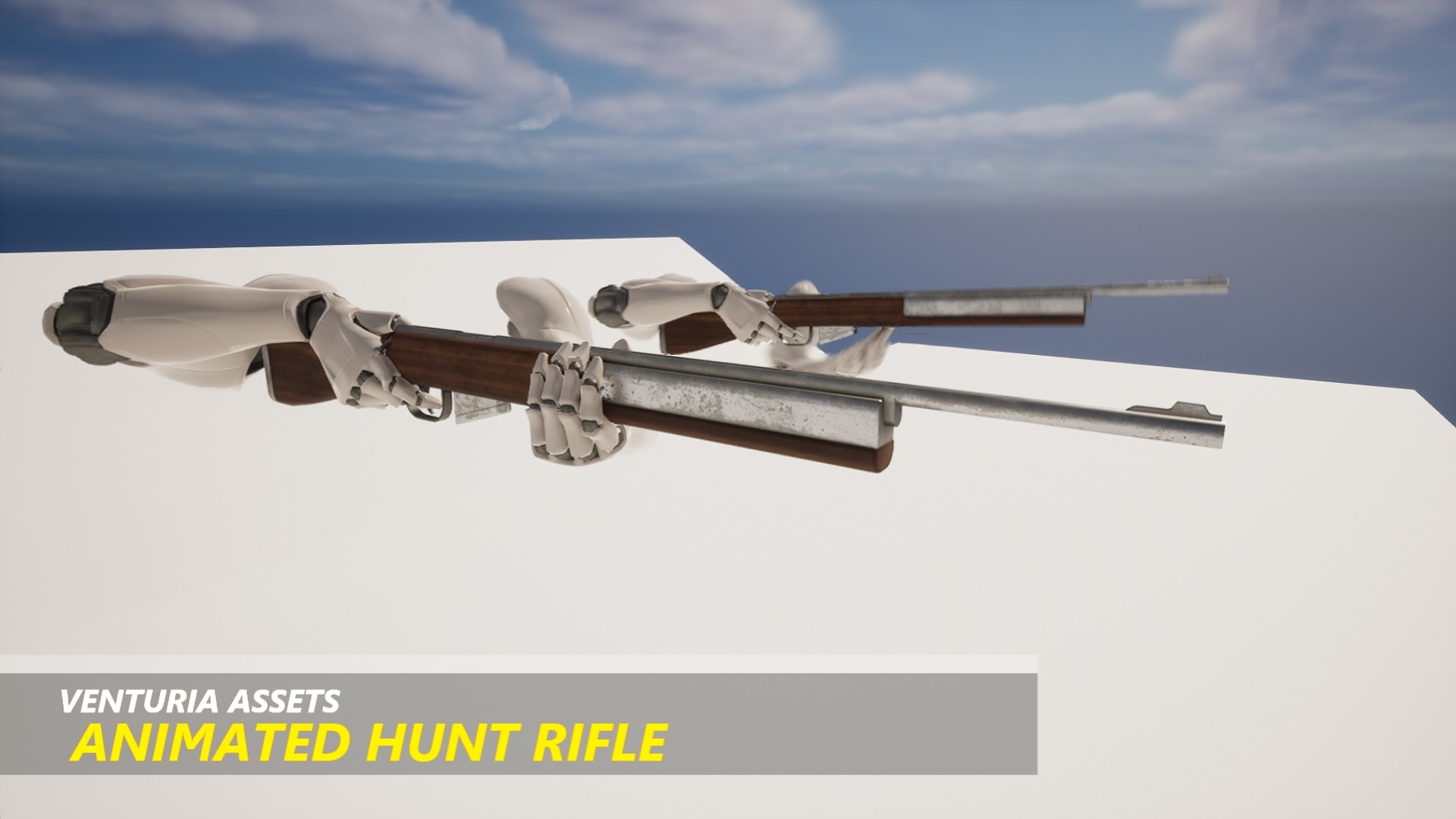 Animated Hunt Rifle, 카테고리 무기 - UE 마켓플레이스