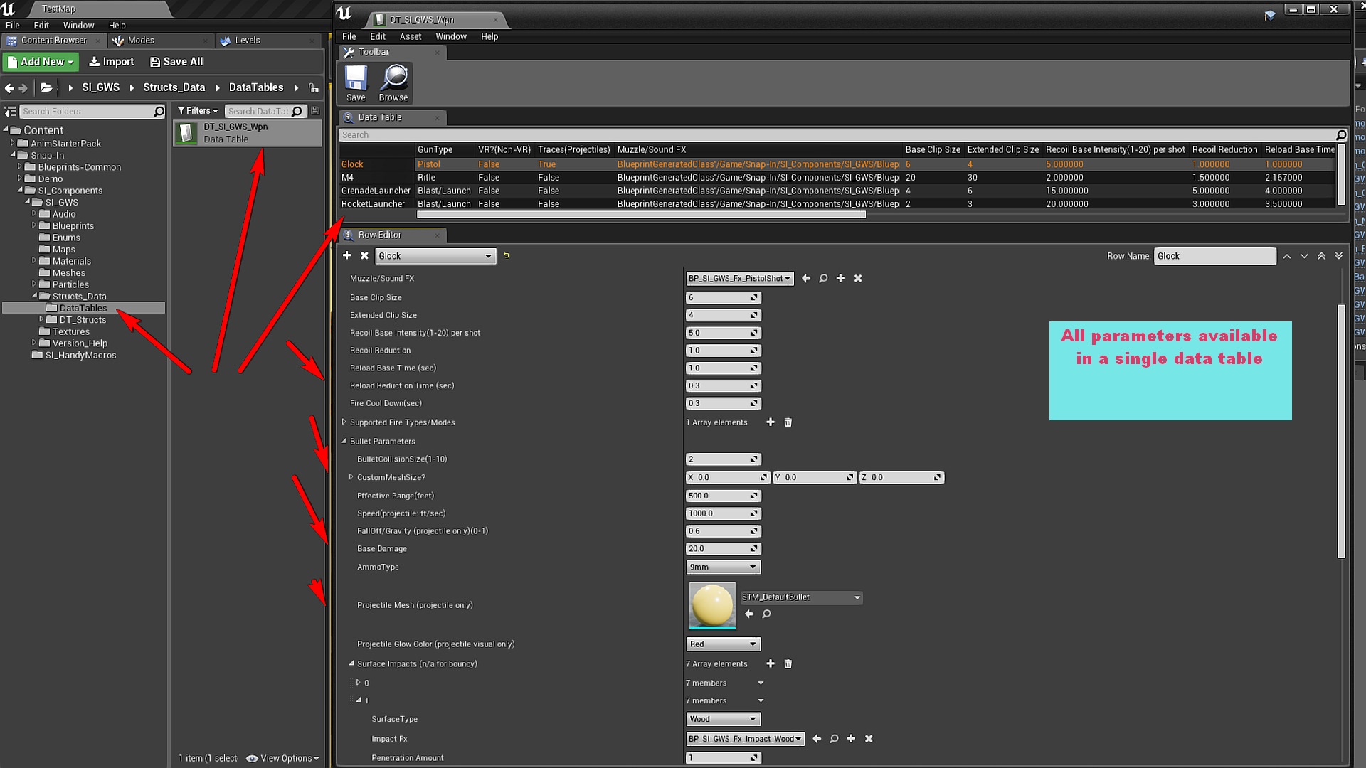 Snap In Gun Weapon System in Blueprints - UE Marketplace