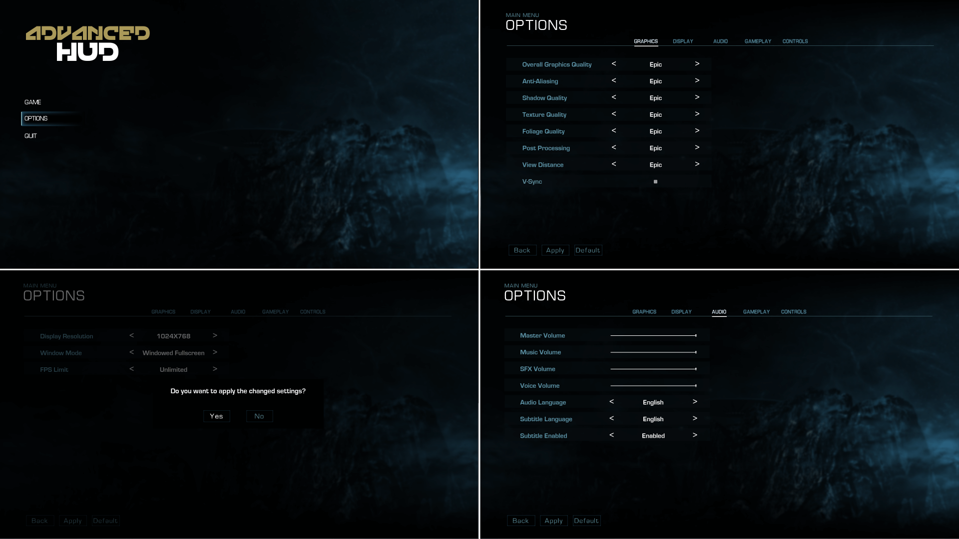 Advanced HUD Pack V2 in Blueprints - UE Marketplace